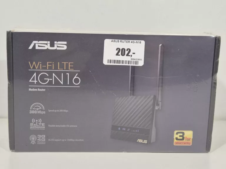 ASUS RUTER 4G-N16 | Routery WiFi i Access Pointy | Loombard.pl