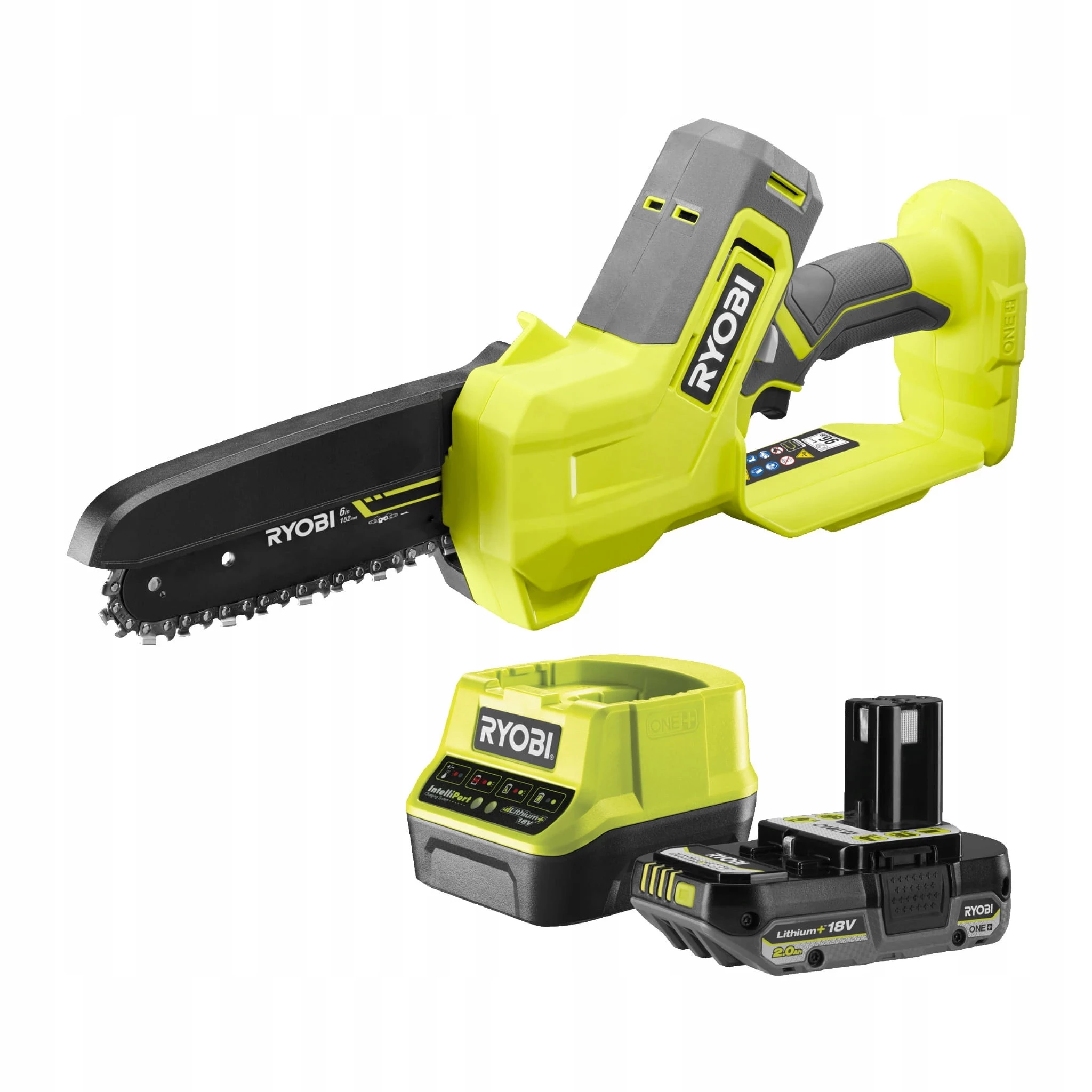 RYOBI RY18PSX15A-120 PILARKA AKUMULATOROWA 18V ONE+ HP AKU 2.0AH + ŁAD ...