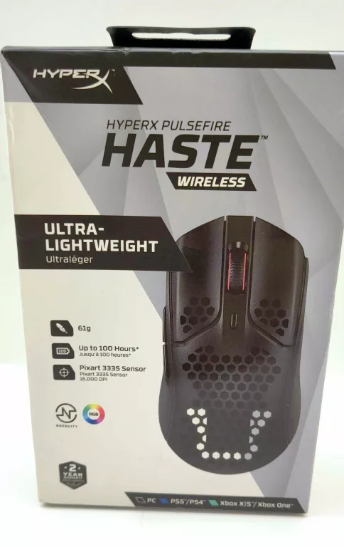 HYPERX PULSEFIRE HASTE WIRELESS | Bezprzewodowe | Loombard.pl