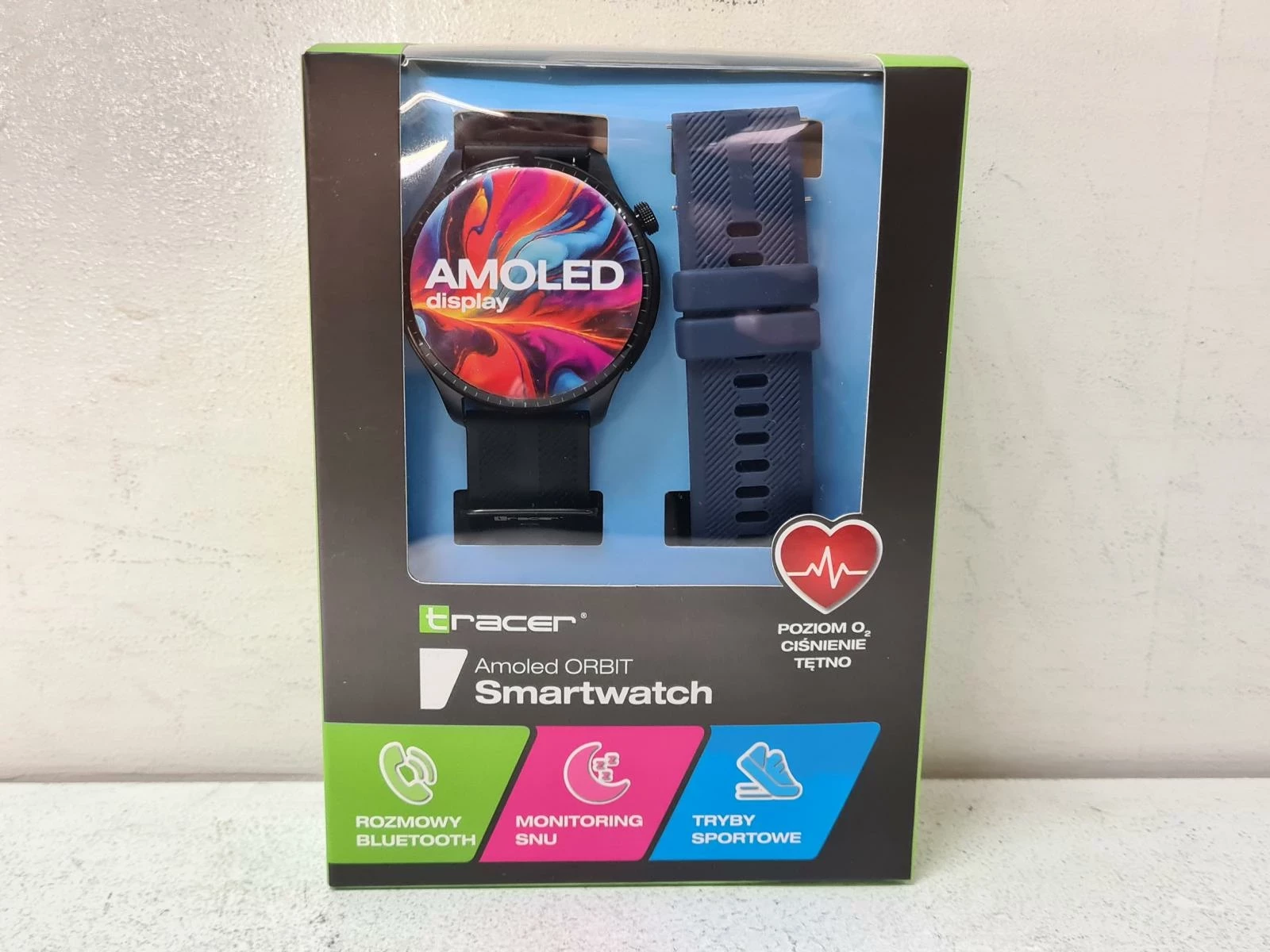 SMARTWATCH TRACER AMOLED ORBIT OKRAGŁY KOMPLET | Smartwatche | Loombard.pl