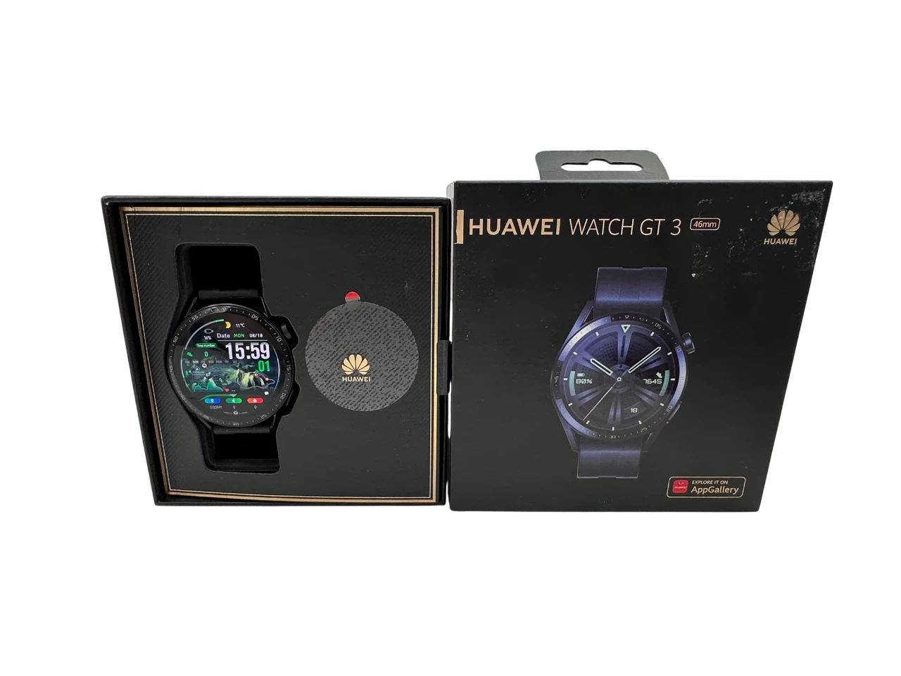 SMARTWATCH HUAWEI WATCH GT3 46MM ACTIVE CZARNY | Smartwatche | Loombard.pl