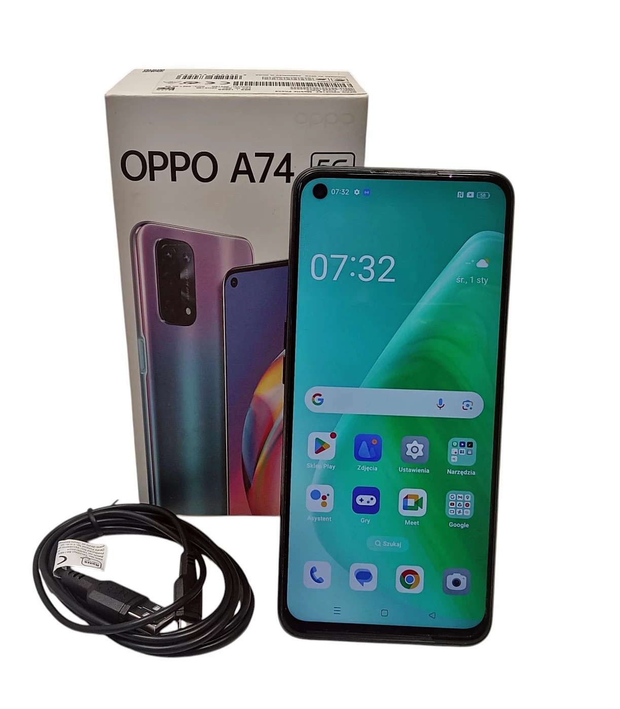 TELEFON OPPO A74 5G PUD | Smartfony i telefony komórkowe | Loombard.pl