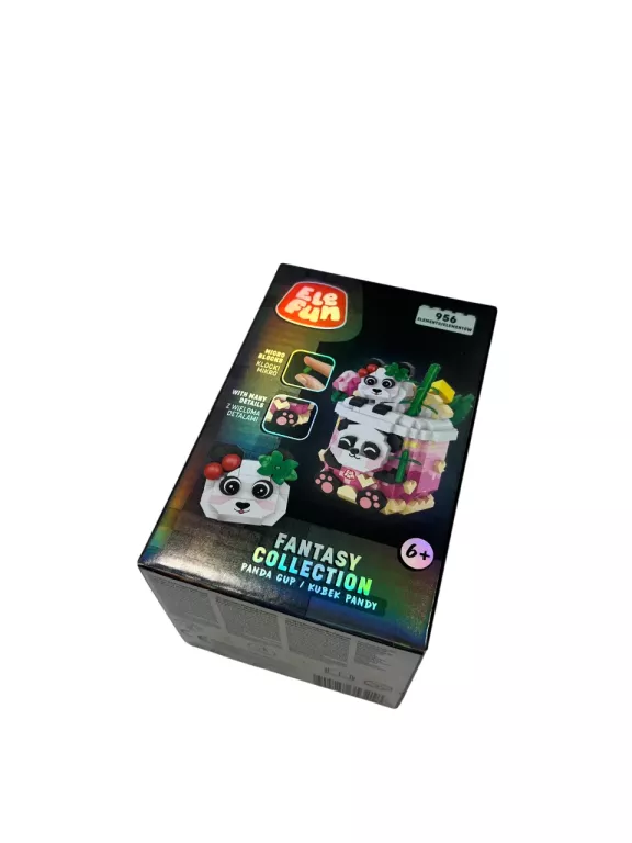ELEFUN FANTASY COLLECTION MICRO MINI KLOCKI KUBEK PANDY 956 ELEMENTÓW ...