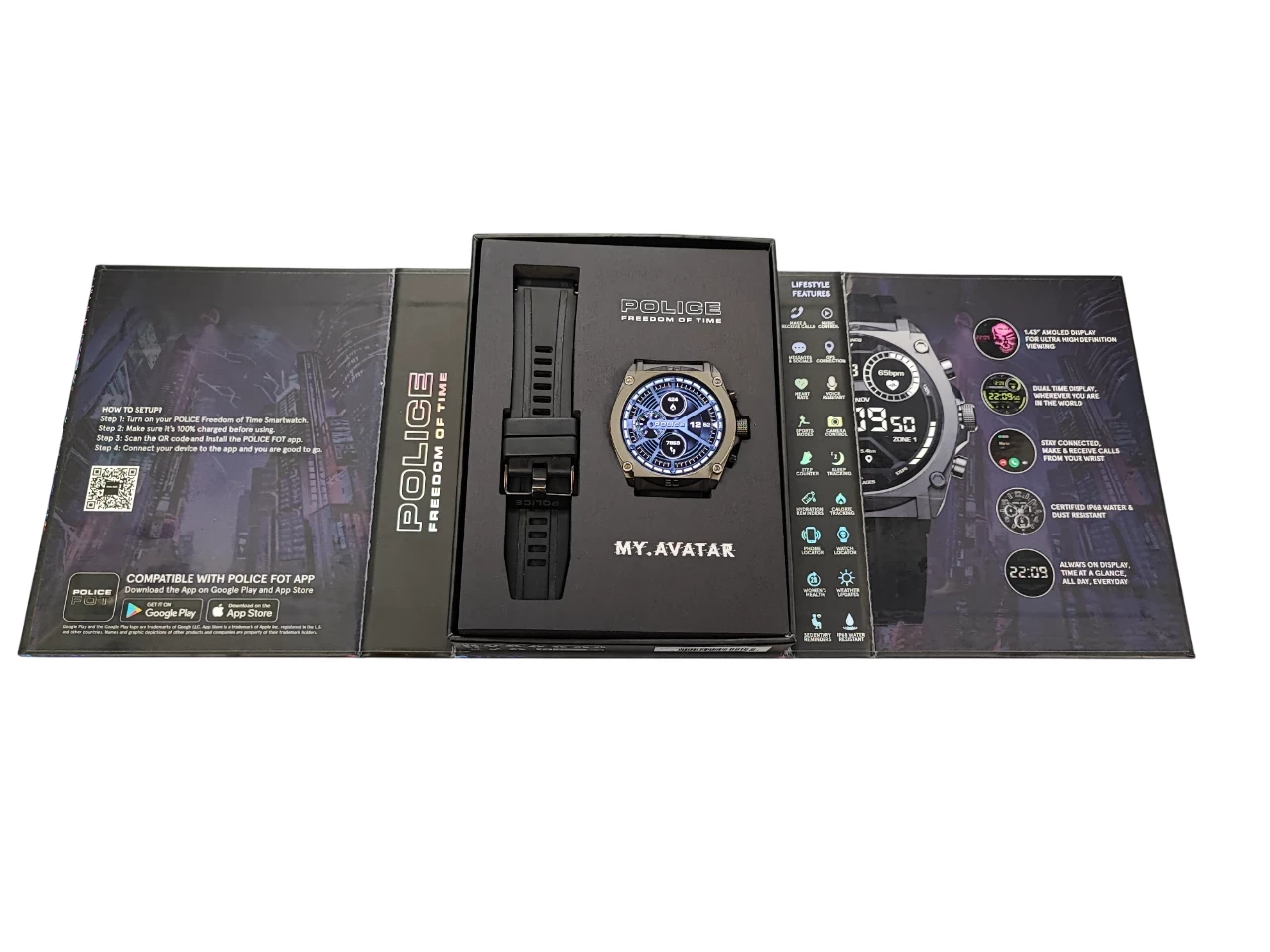 SMARTWATCH POLICE PEIUN0000102 GWAR DO 21.02.2027 | Smartwatche ...