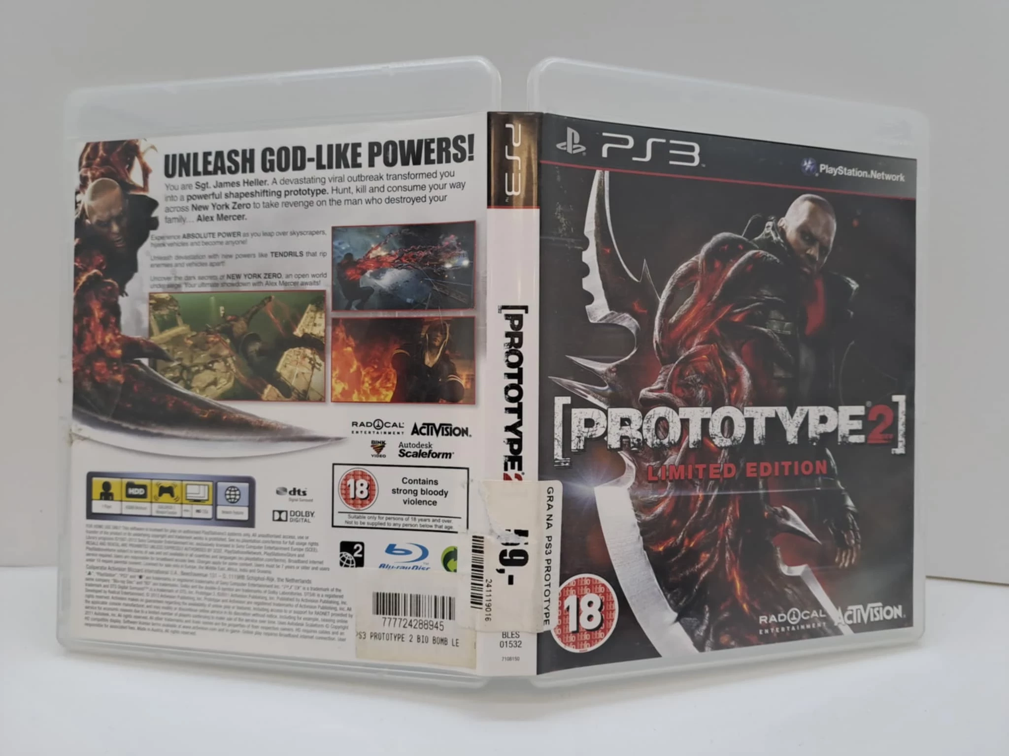 GRA NA PS3 PROTOTYPE 2 LIMITED EDITION | Gry na konsole | Loombard.pl