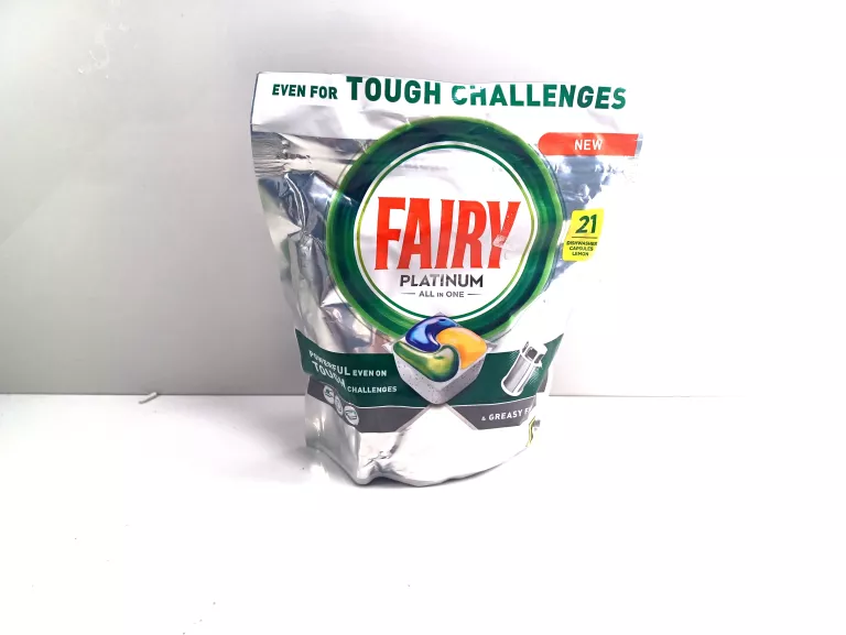 FAIRY PLATINUM CYTRYNA KAPSUŁKI DO ZMYWARKI ALL IN ONE, 21 TABLETEK ...