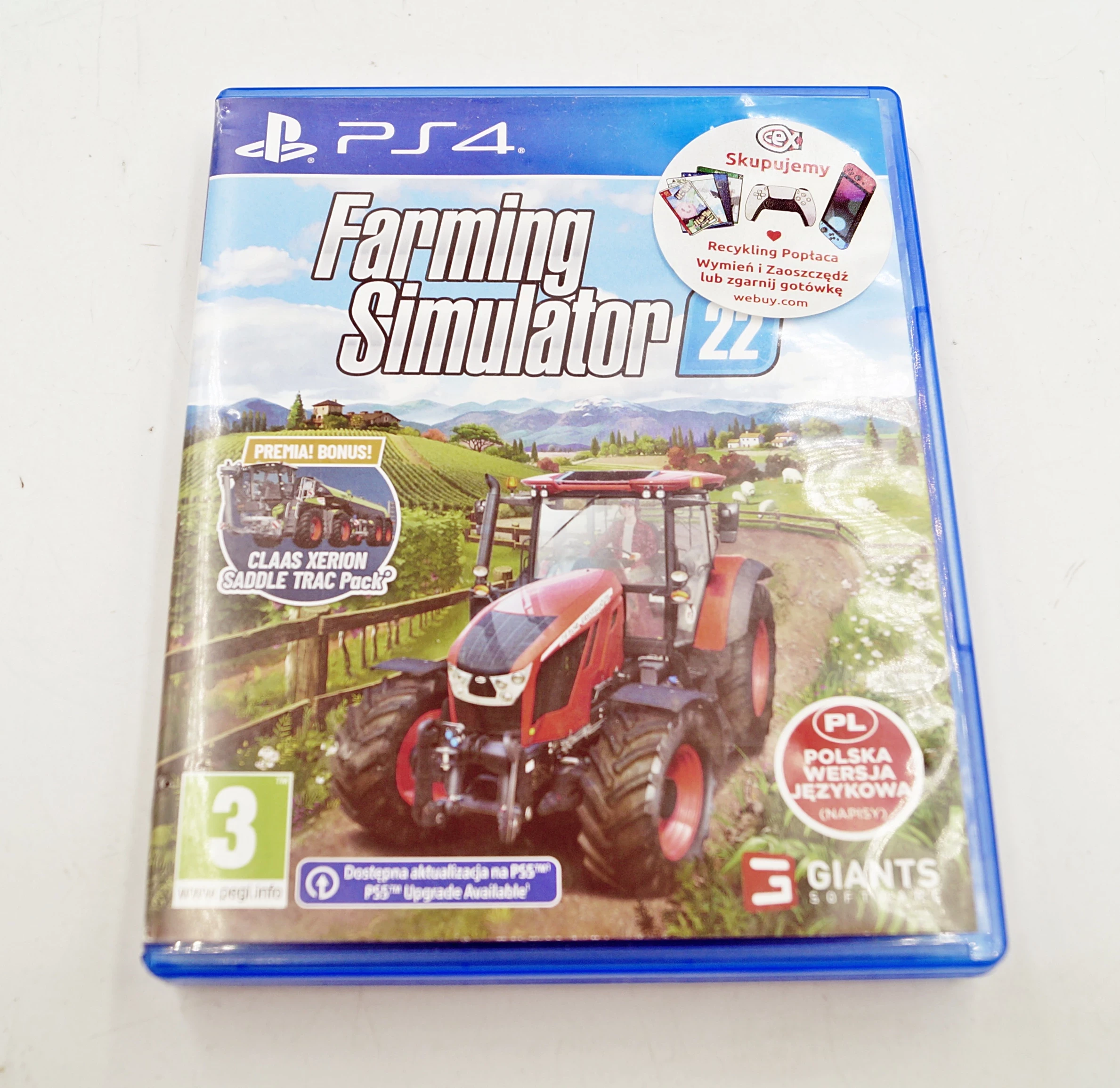 GRA PS4 FARMING SIMULATOR 22 / PŁYTA BEZ RYS | Gry na konsole | Loombard.pl