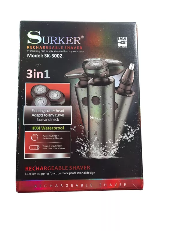 GOLARKA SURKER SK-3002/PUDEŁKO | Golarki | Loombard.pl