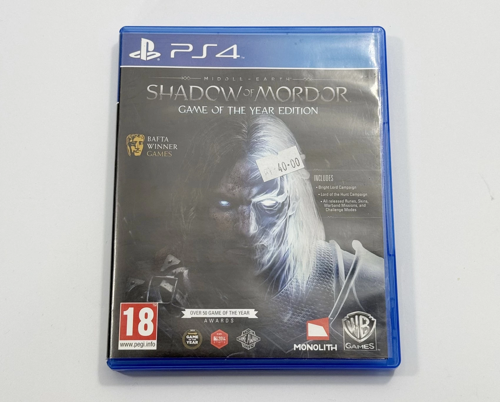 MIDDLE-EARTH: SHADOW OF MORDOR GOTY PLAYSTATION 4 (PS4) PUDEŁKOWA PO ...