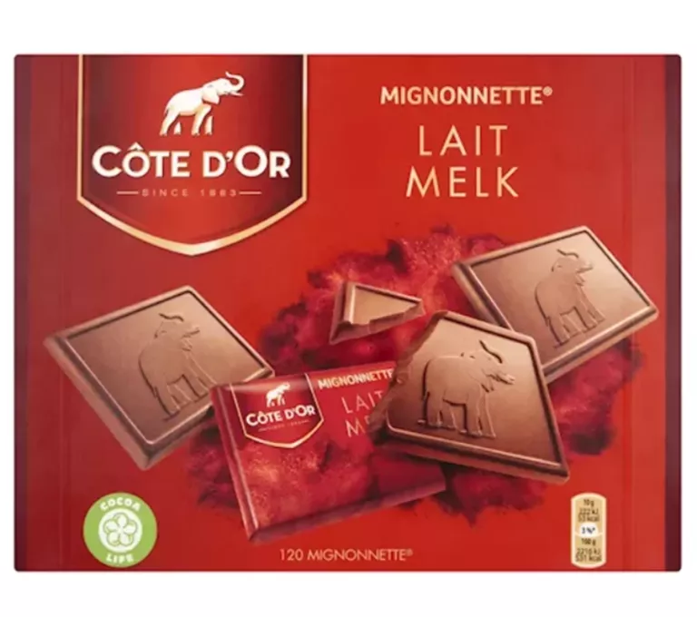CÔTE D'OR MIGNONNETTE LAIT MELK TABLICZKI CZEKOLADOWE 120 SZT. 1200G ...