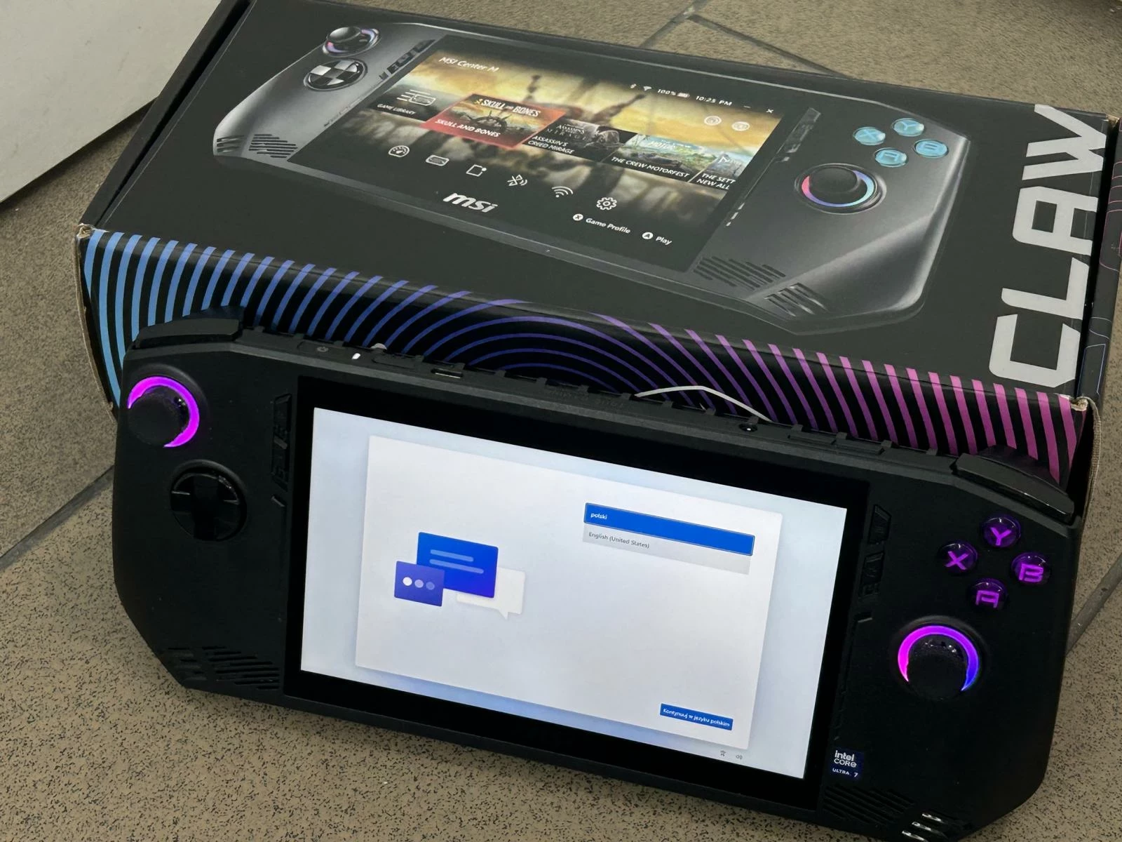 KONSOLA PRZENOŚNA MSI CLAW A1M-065PL 512GB KARTONIK GWRA NA STRONIE | Loombard.pl