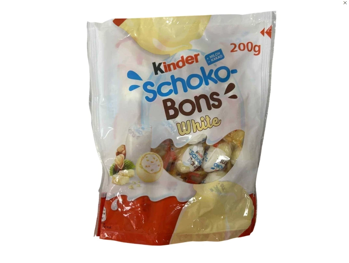 KINDER SCHOKO-BONS WHITE 200G HIT !! NAJLEPSZA CENA !! | Czekolady i ...