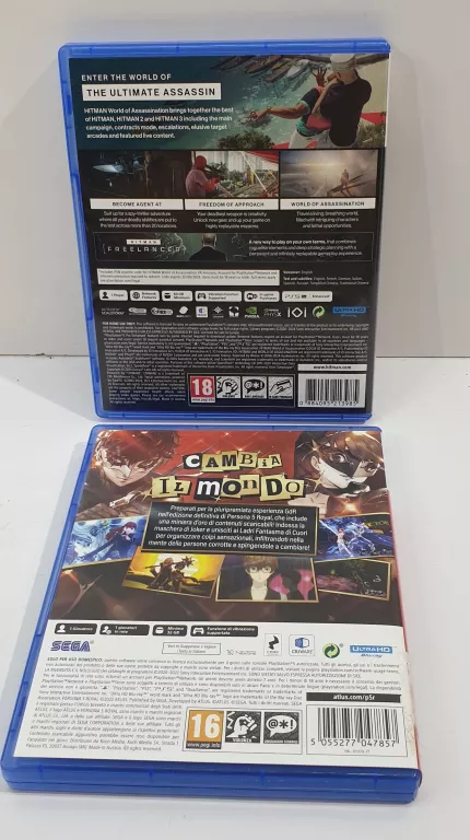 2 GRY NA PS5 -HITMAN WORLD OF ASSASSINATION, PERSONA 5 ROYAL | Loombard.pl