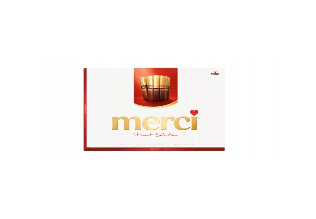 BOMBONIERA MERCI FINEST SELECTION 400 G | Czekolady i czekoladki ...