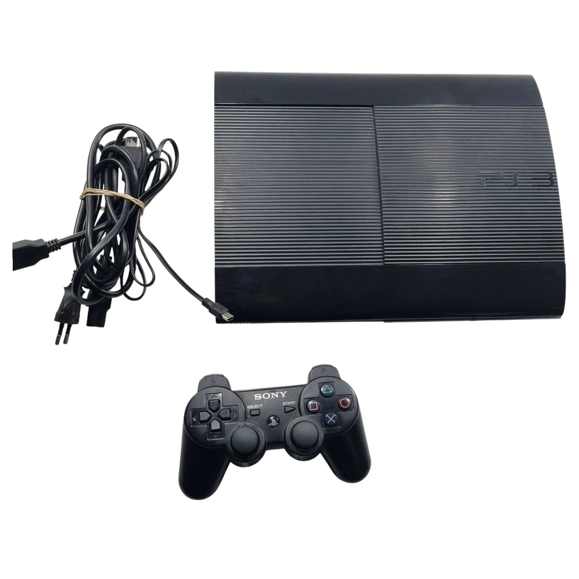 KONSOLA SONY PLAYSTATION 3 SUPER SLIM 500 GB 500 PAD KABLE | Konsole ...