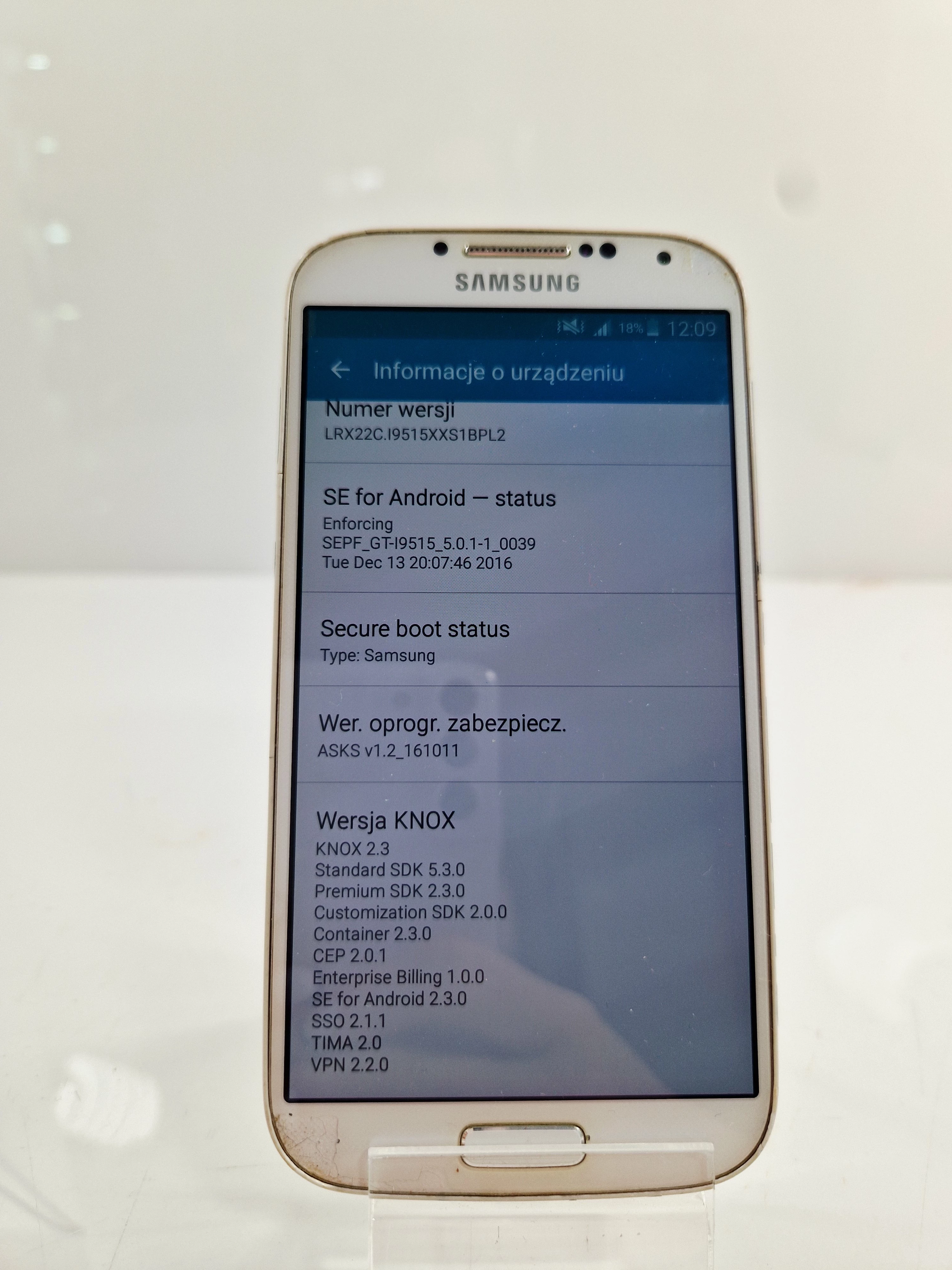 SMARTFON SAMSUNG GALAXY S4 2 GB / 16 GB 4G (LTE) BIAŁY | Smartfony i telefony komórkowe ...