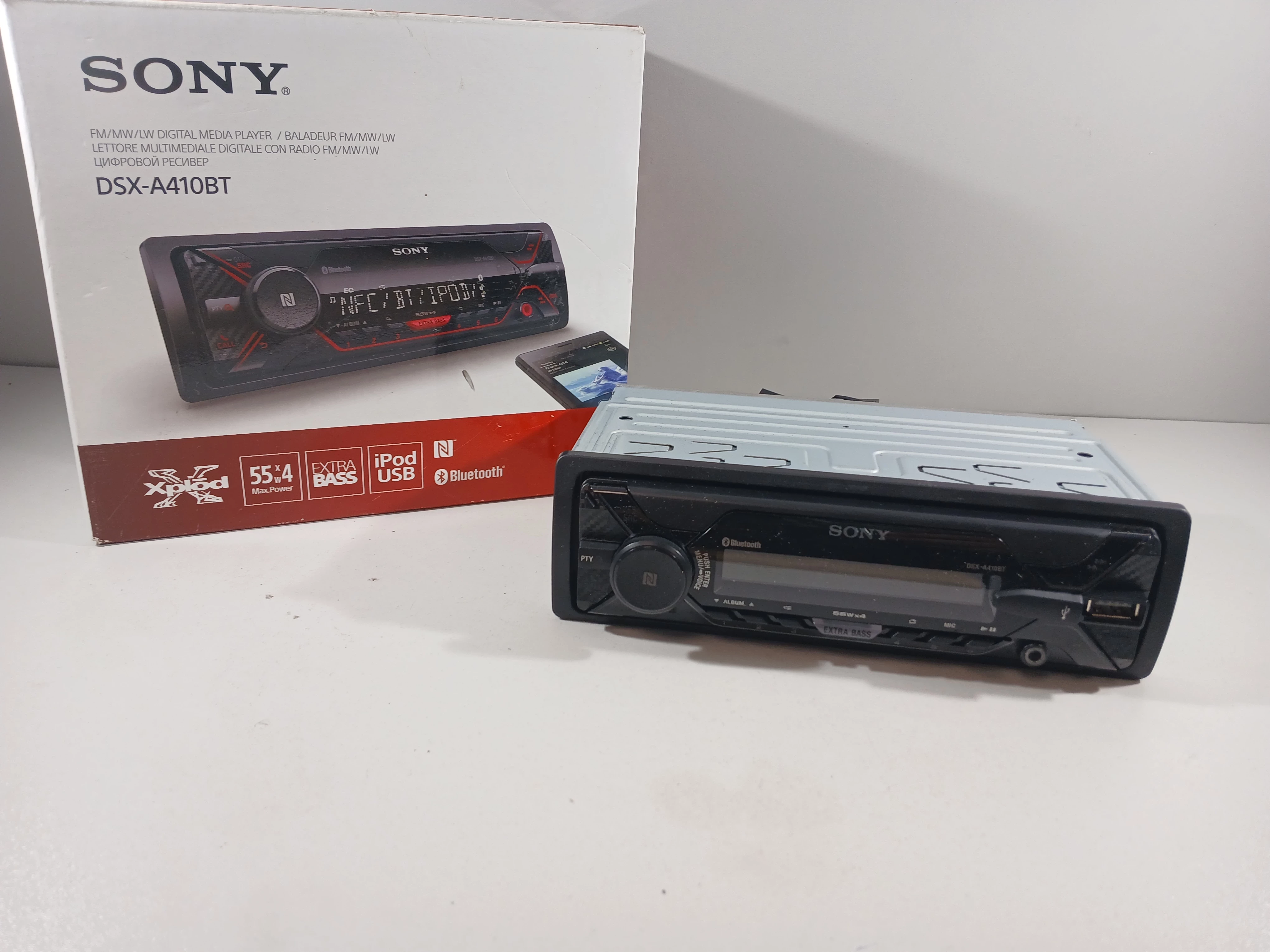 RADIO SAMOCHODOWE SONY DSX-A410BT 1-DIN | Radioodtwarzacze | Loombard.pl