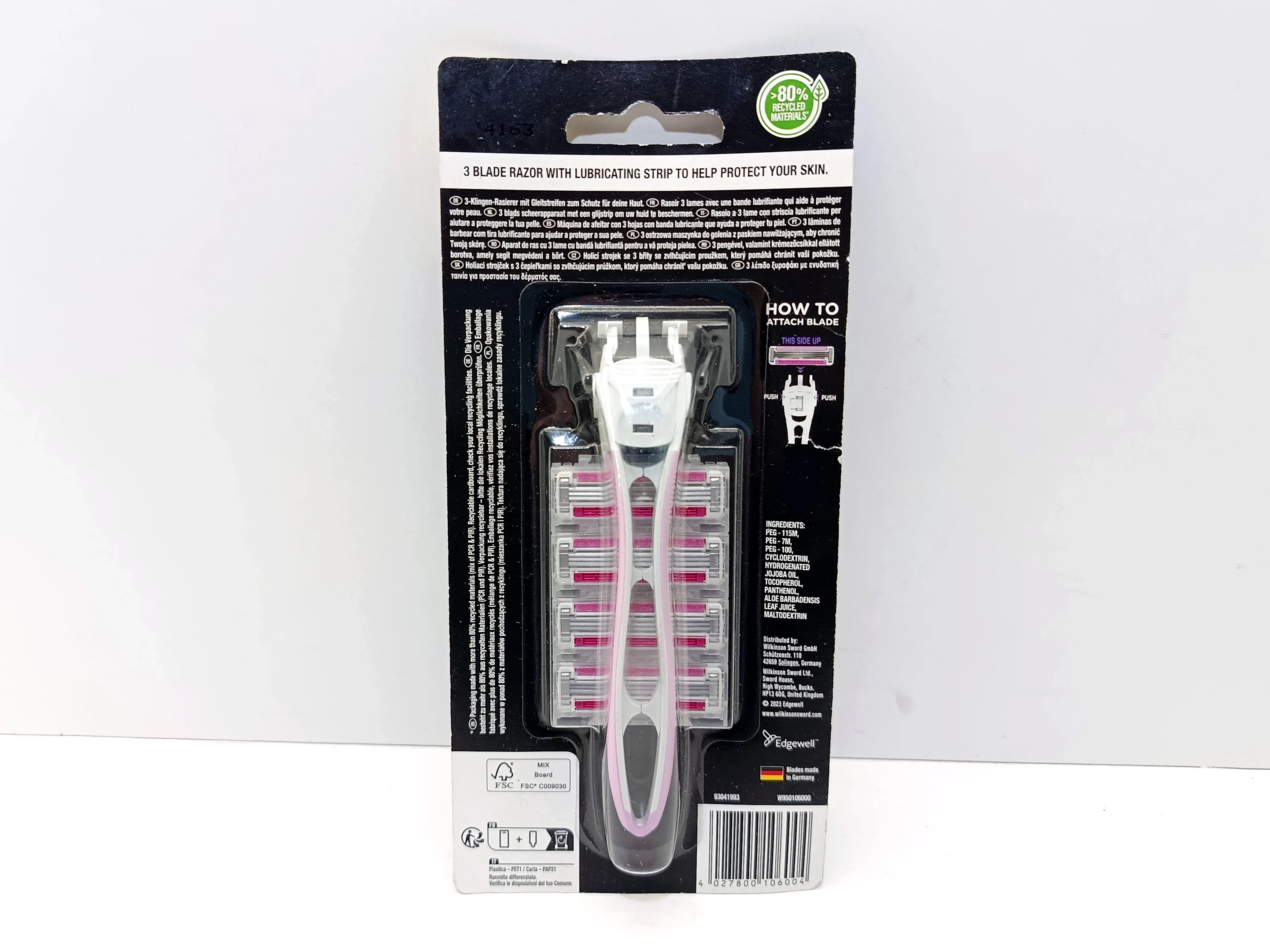 WILKINSON INTUITION FLOW MASZYNKA DO GOLENIA DLA KOBIET 4 WKŁADY ...