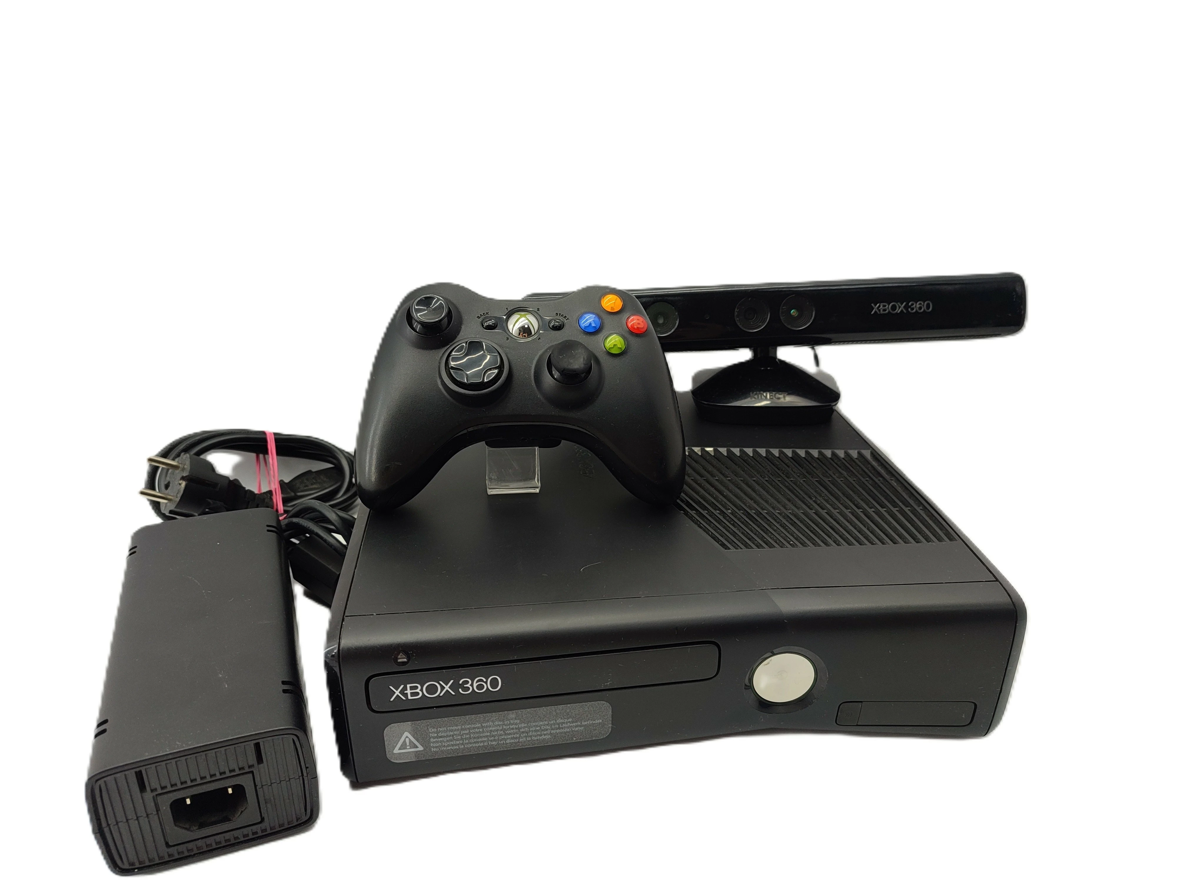 KONSOLA XBOX 360 SLIM 1439 250 GB + 1 PAD+ SENSOR KINECT MODEL 1473 ...