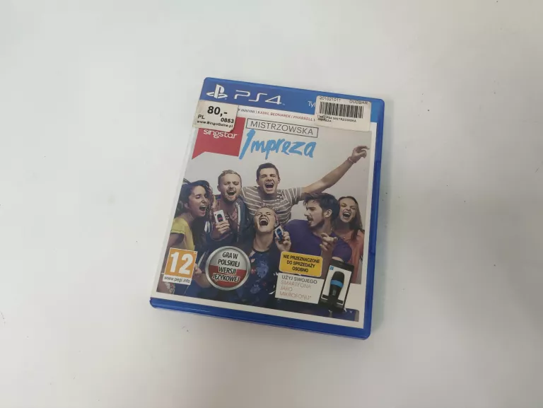 GRA PS4 MISTRZOWSKA IMPREZA | Gry na konsole | Loombard.pl