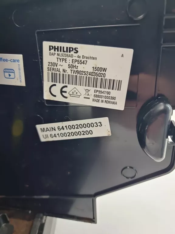 EKSPRES CIŚNIENIOWY PHILIPS LATTEGO EP5547/90 | Ekspresy ciśnieniowe ...