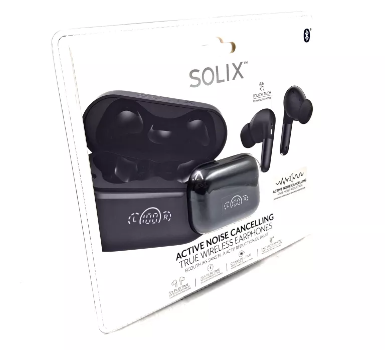 BEZPRZEWODOWE SŁUCHAWKI SOLIX NEXUS ANC TWS BLUETOOTH 5.4 ENC | Loombard.pl