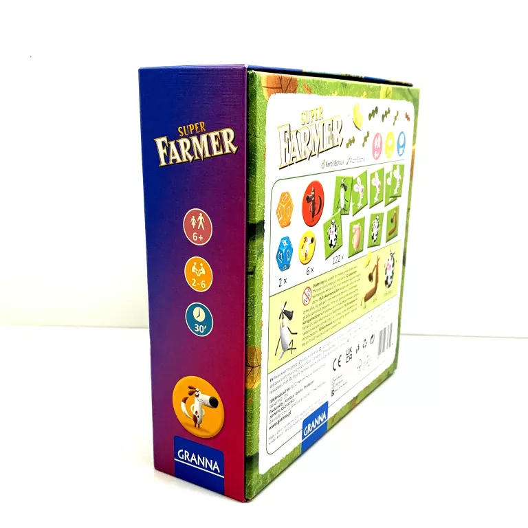 GRA PLANSZOWA GRANNA SUPER FARMER Z RANCHA | Rodzinne | Loombard.pl