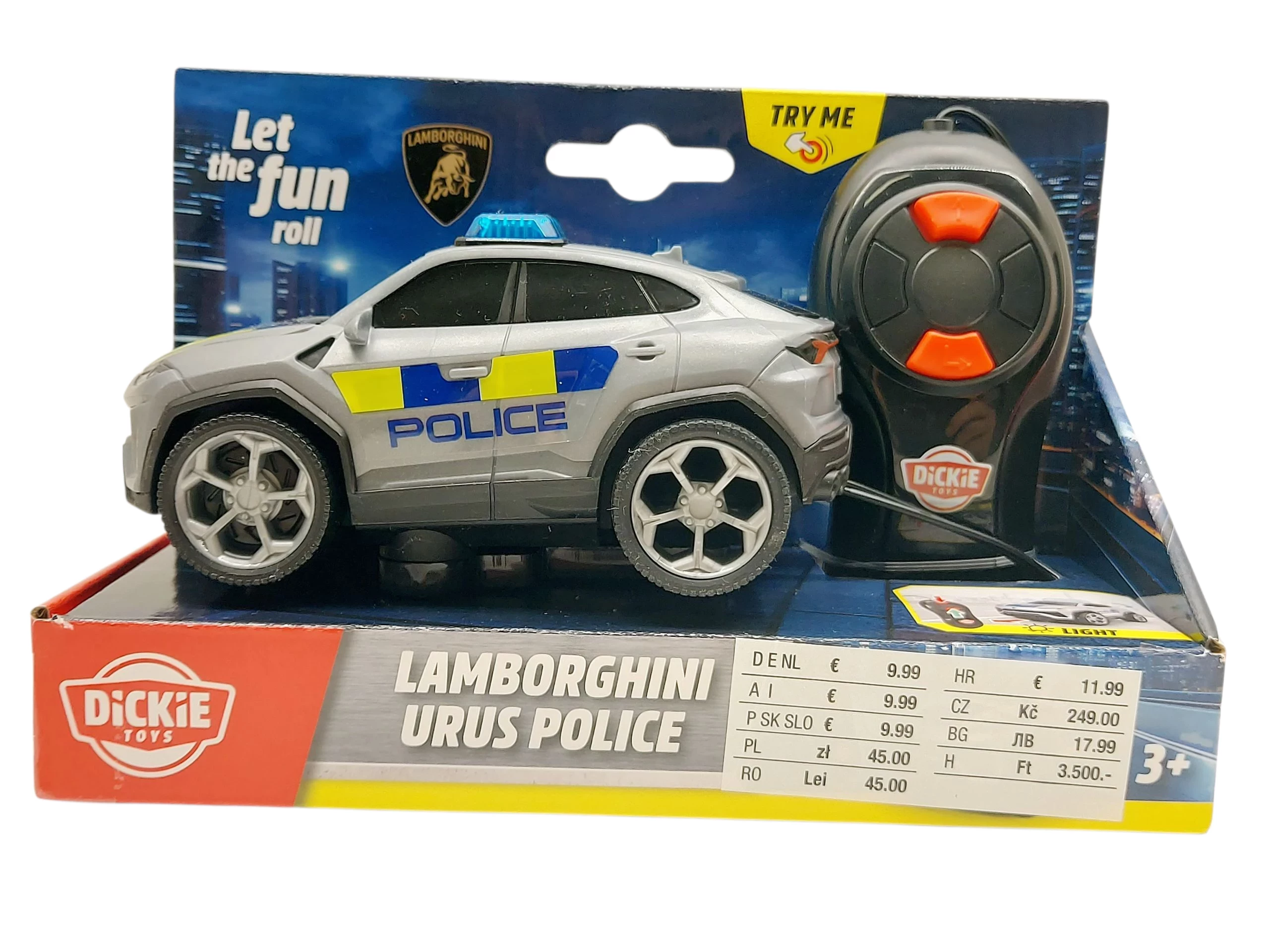 LAMBORGHINI URUS POLICJA STEROWANY NA PILOT 13 CM DICKIE TOYS | Loombard.pl