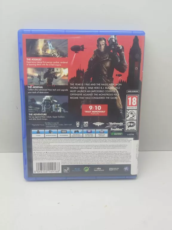 GRA PS4 WOLFENSTEIN THE NEW ORDER | Gry na konsole | Loombard.pl