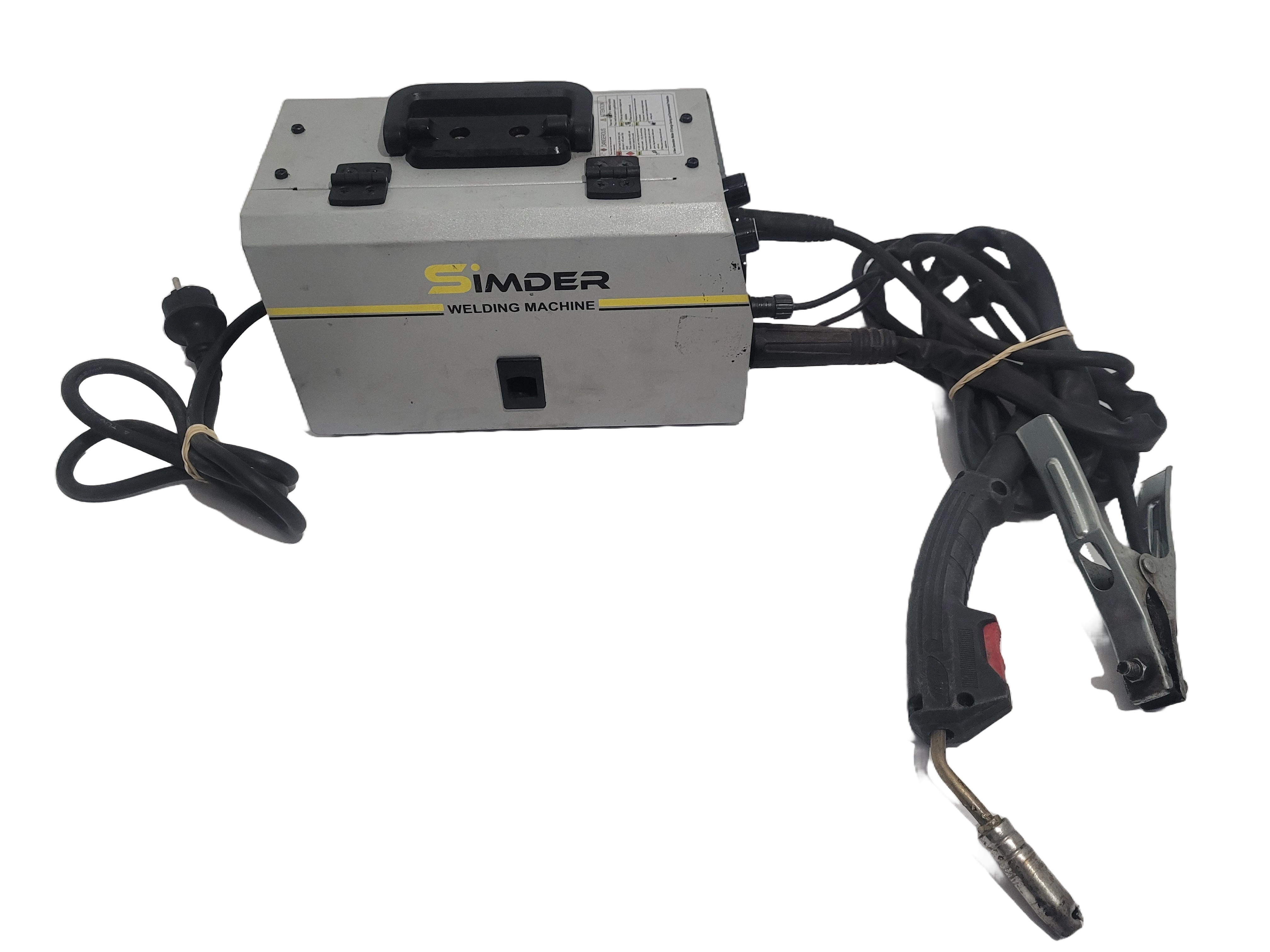 SPAWARKA DRUTEM RDZENIOWYM BEZ GAZU MIGOMAT SIMDER MODEL MIG-140 140A ...