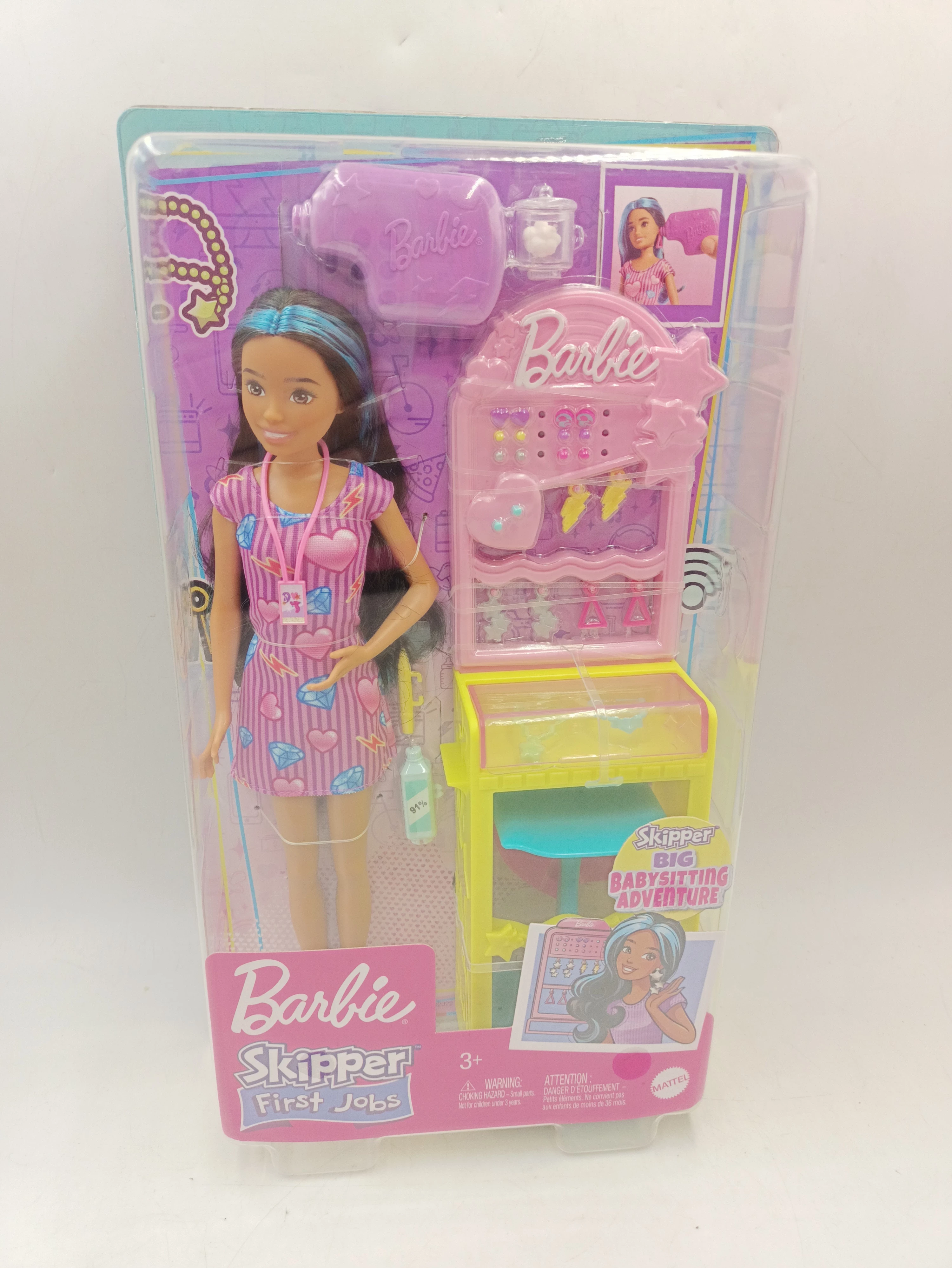 BARBIE SKIPPER PRZEKŁUWANIE USZU PRACA HKD78 PUDEŁKO | Lalki modowe ...
