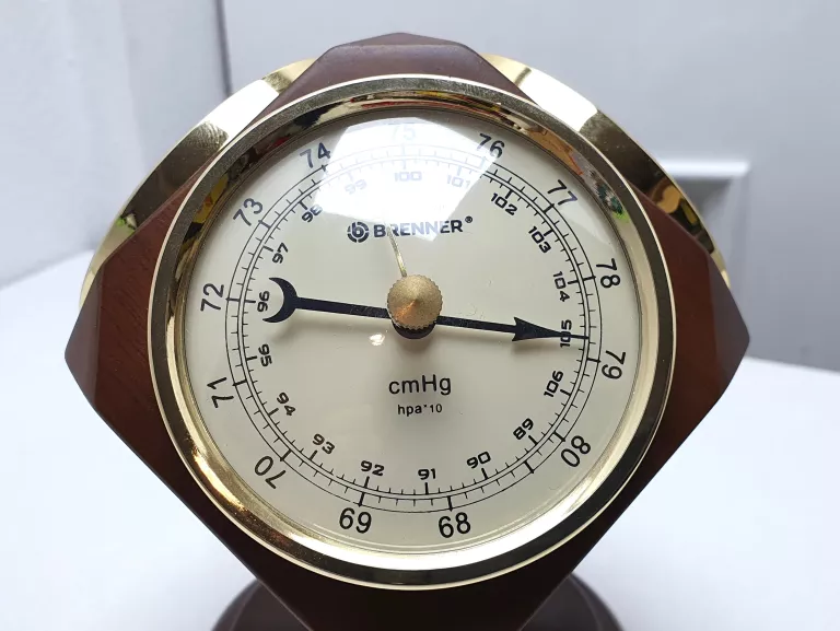 ZEGAR Z BAROMETREM TERMOMETREM I HIGROMETREM BRENNER PW980-CA-MAT ...