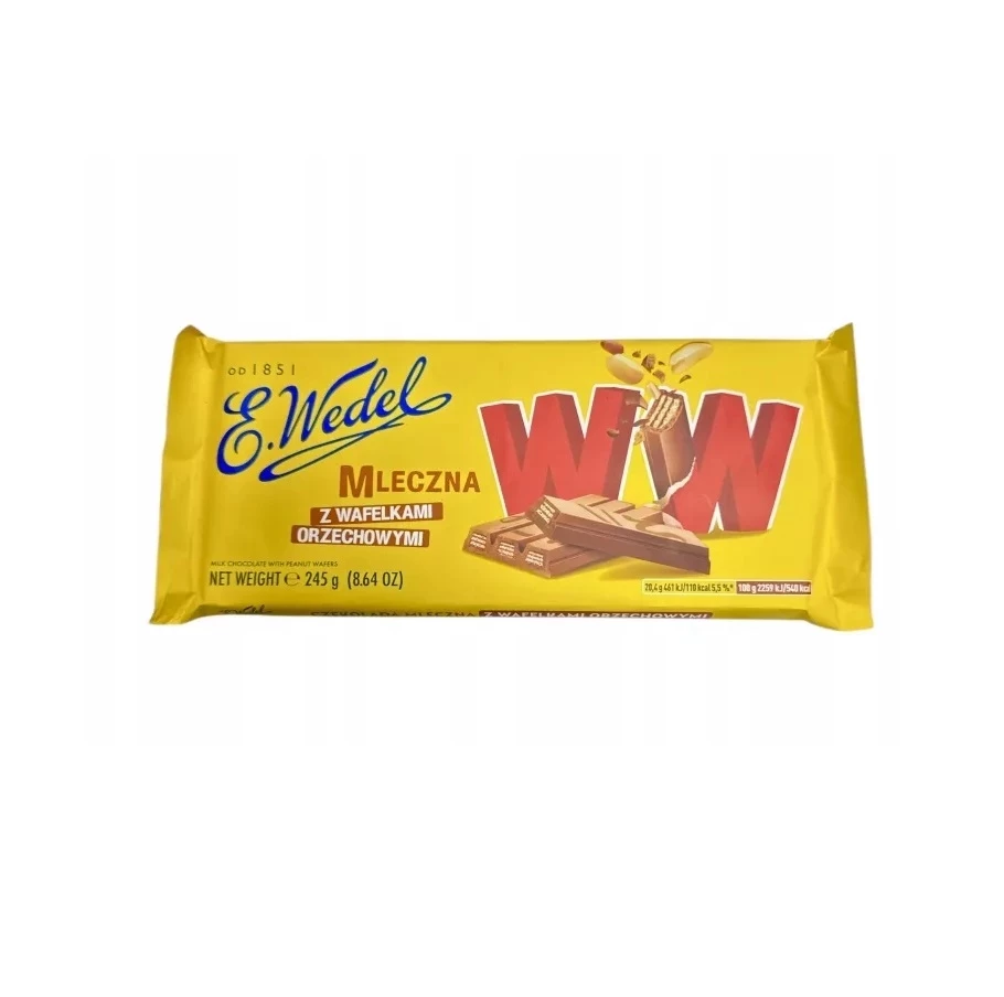 E. WEDEL WW CZEKOLADA WW Z WAFELKAMI Z ORZESZKAMI 5901588017754 ...