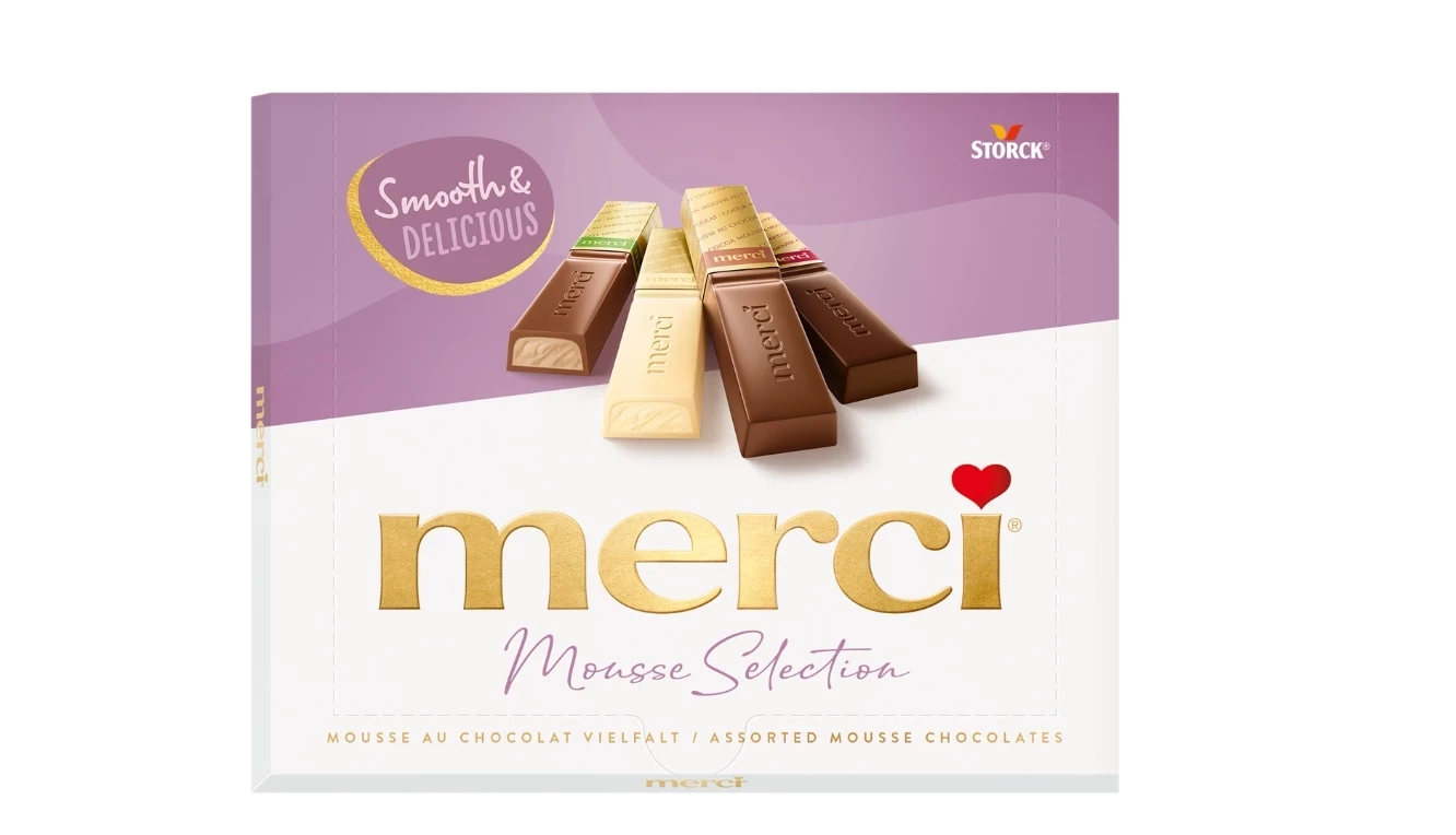 BOMBONIERKA MERCI MOUSSE SELECTION 210 G 05/2026 | Czekoladki ...