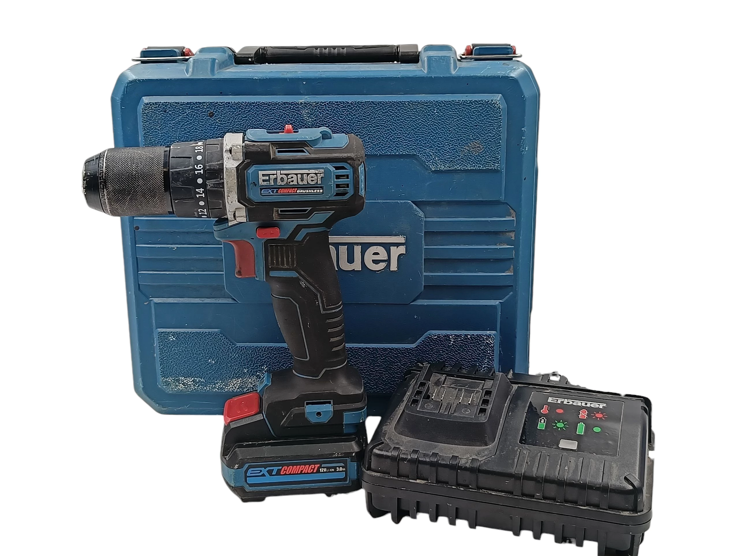 WIERTARKO-WKRĘTARKA AKUMULATOROWA ERBAUER 12V LI-ION ECD12-LI-2 ...