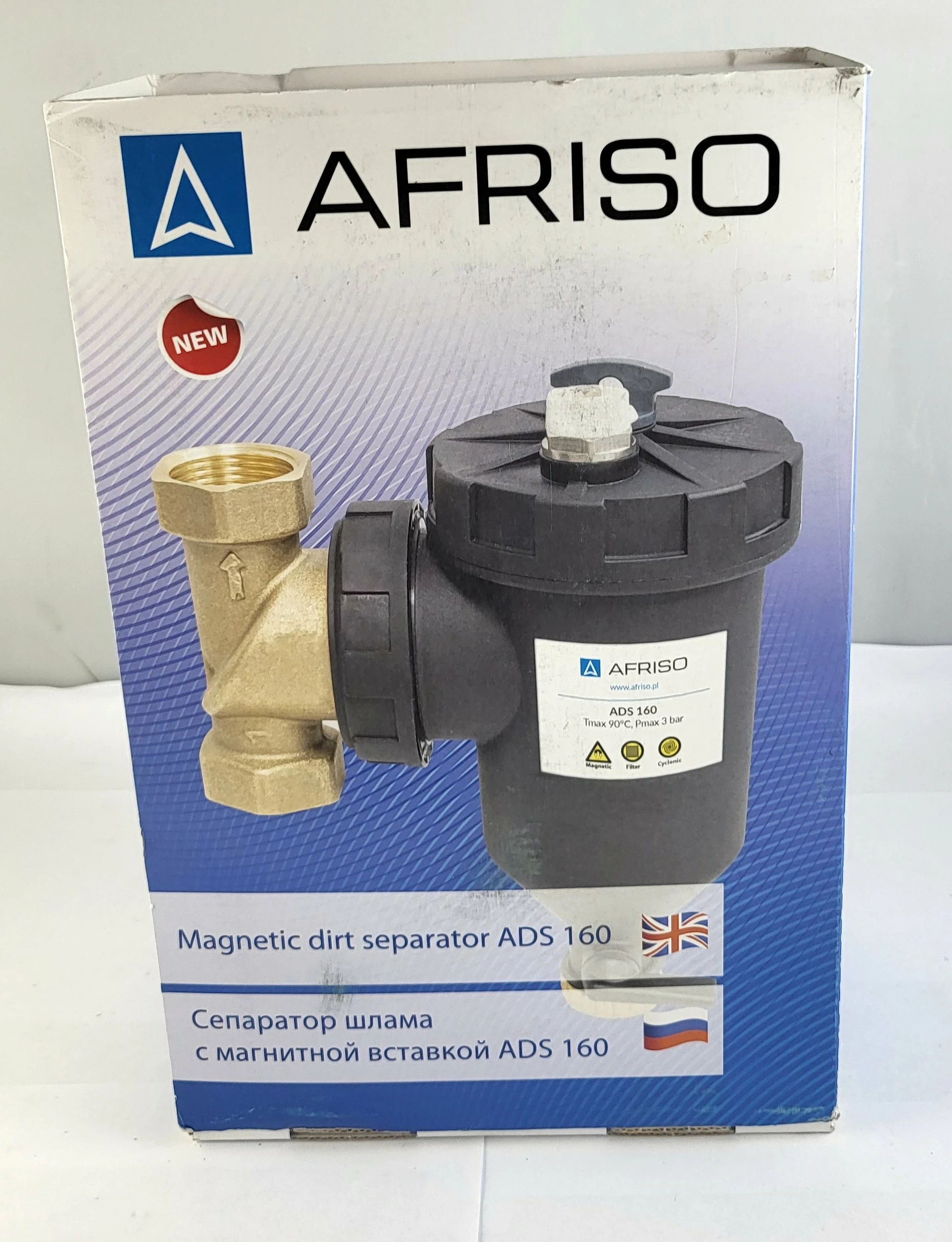 MAGNETYCZNY SEPARATOR ZANIECZYSZCZEŃ AFRISO ADS 160 | Pompy i filtry ...