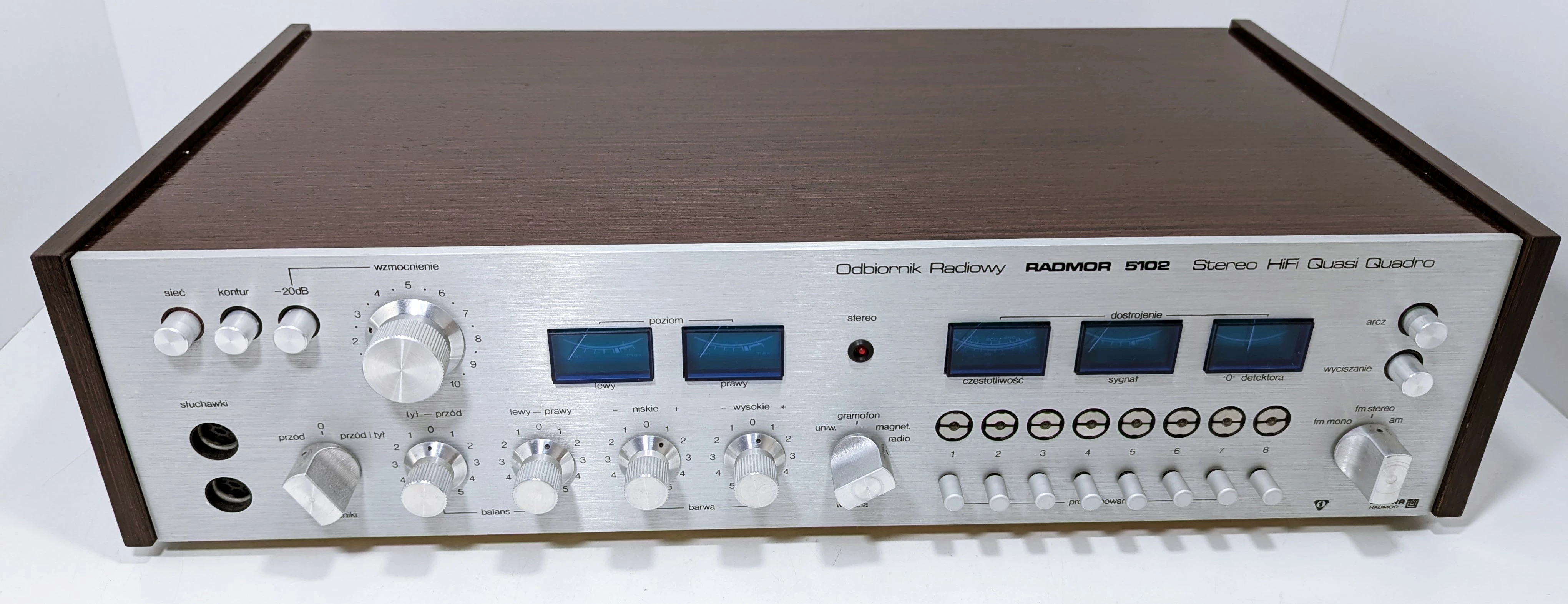 AMPLITUNER UNITRA RADMOR 5102 STEREO HIFI QUASI QUADRO ODNOWIONY ...
