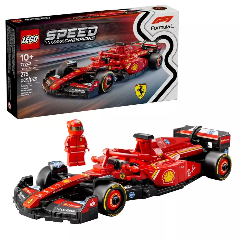 ORYGINALNE KLOCKI LEGO 77242 SPEED CHAMPIONS - BOLID F1 FERRARI SF-24 ...