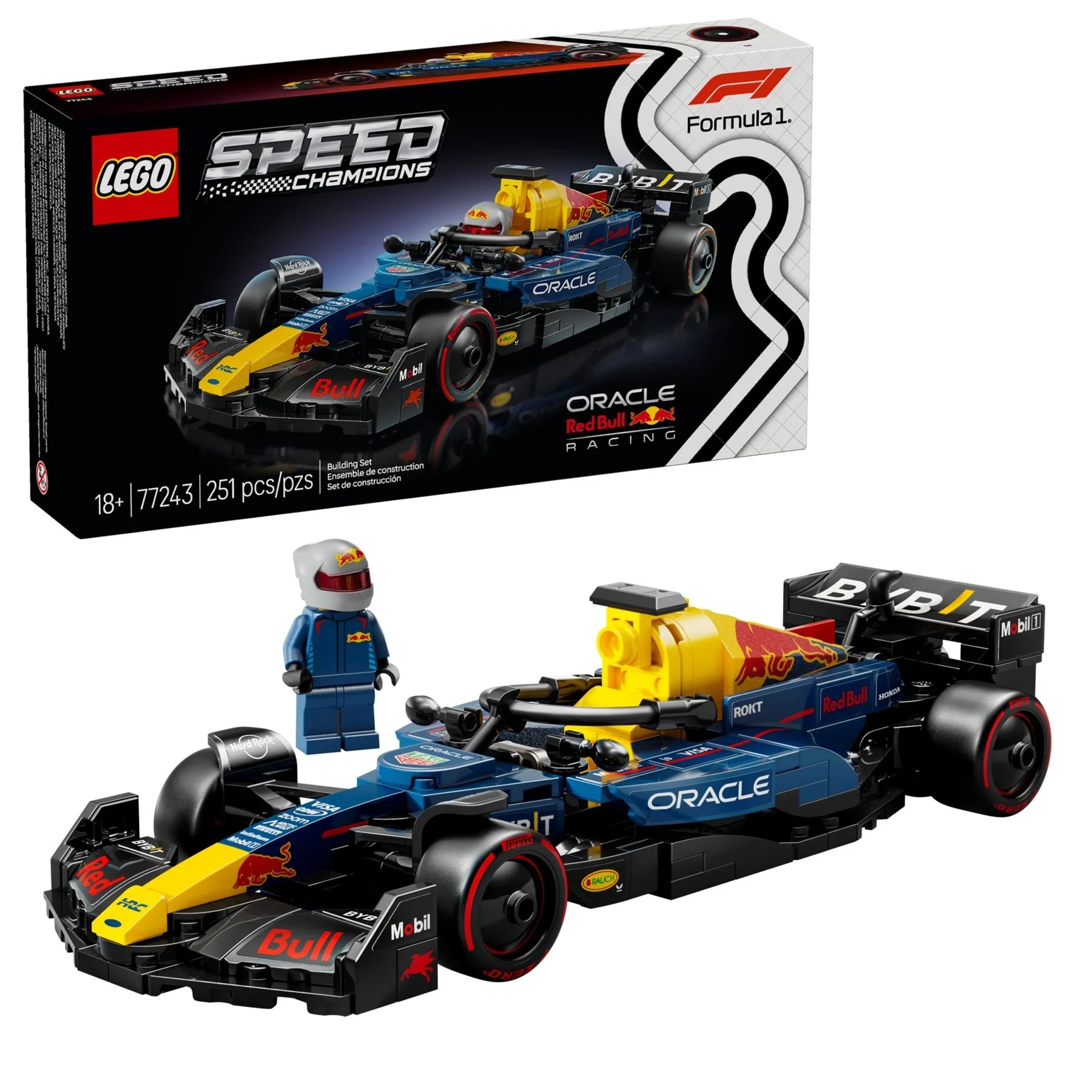 KLOCKI LEGO 77243 SPEED CHAMPIONS - BOLID F1 ORACLE RED BULL RACING ...