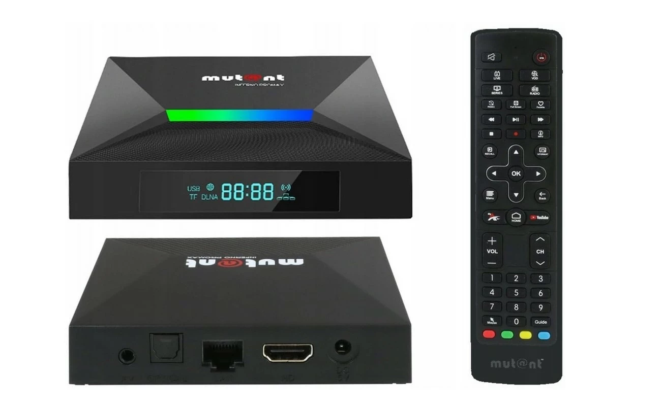SMART BOX TV MUTANT INFERNO PROMAX 8K UHD ANDROID11, 4 RAM - NETFLIX ...