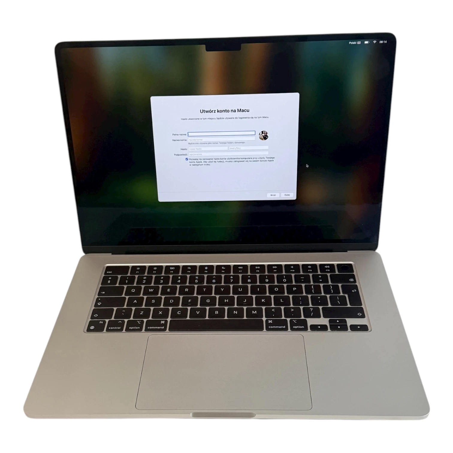 LAPTOP APPLE MACBOOK AIR 15 A2941 2023 APPLE M2 - 8 GB/256 GB - 96% ...