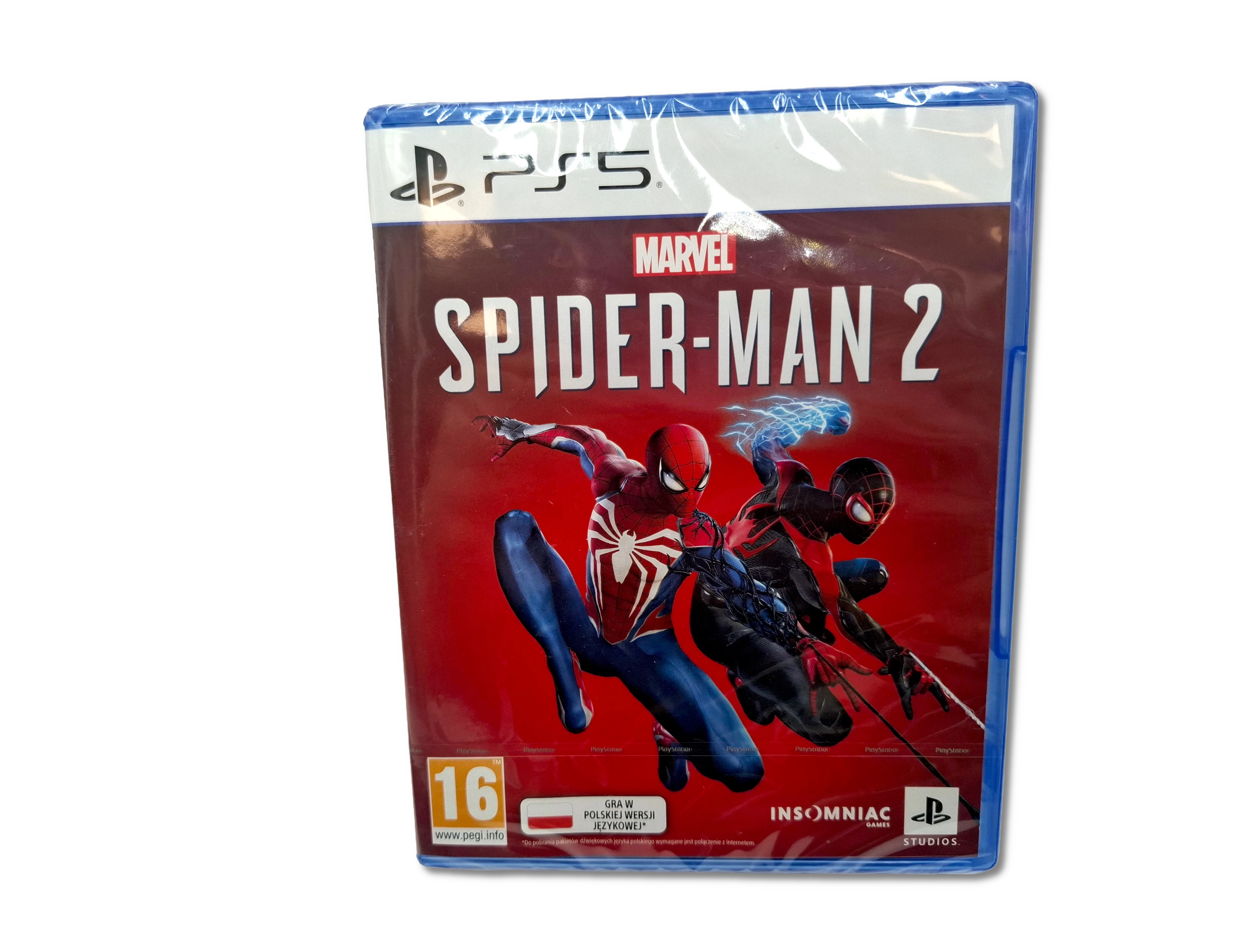 GRA SPIDER MAN 2 PS 5 ZAFOLIOWANA | Gry na konsole | Loombard.pl