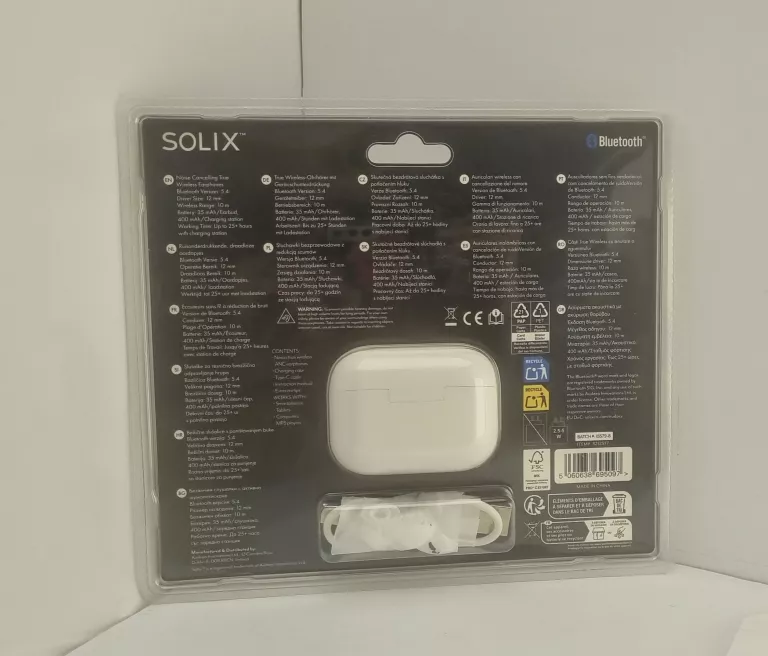BEZPRZEWODOWE SŁUCHAWKI SOLIX NEXUS ANC TWS BLUETOOTH 5.4 ENC | Loombard.pl
