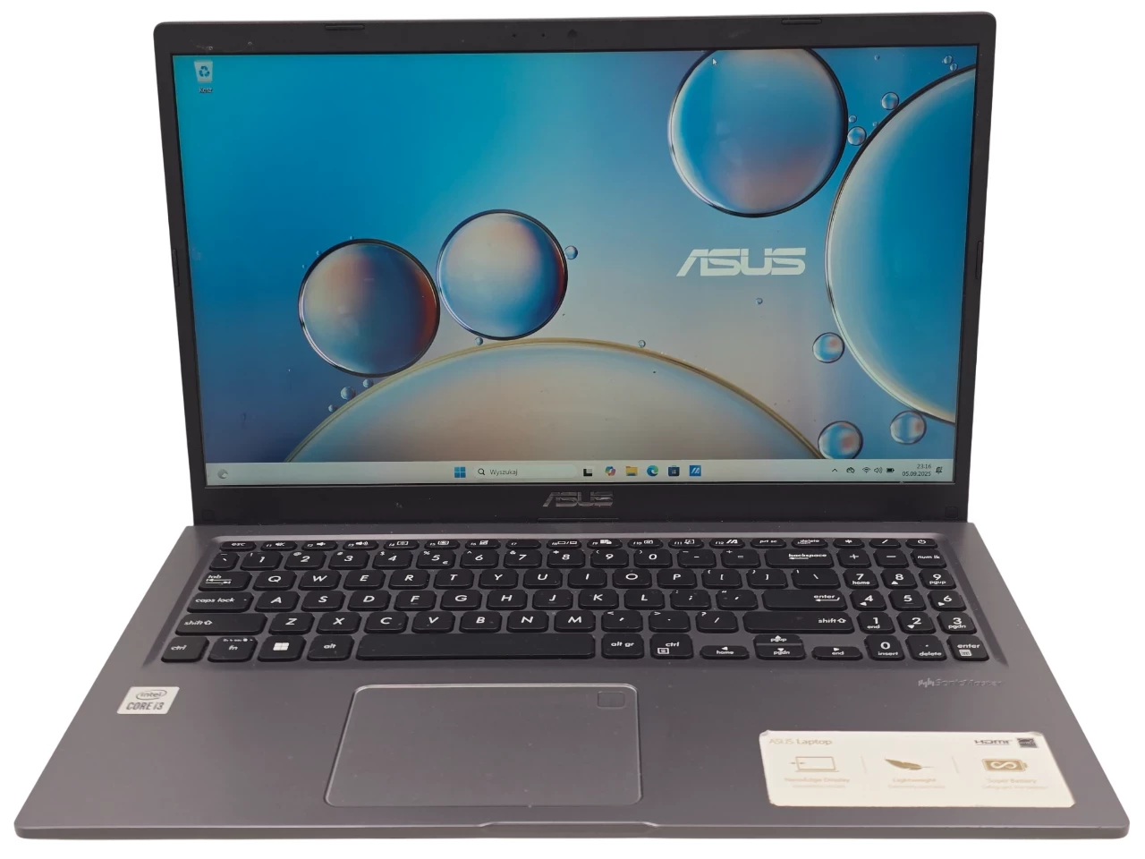 LAPTOP ASUS X515J 15,6" LED IPS INTEL CORE I3-1005G1 8GB/256GB WIN11 ...