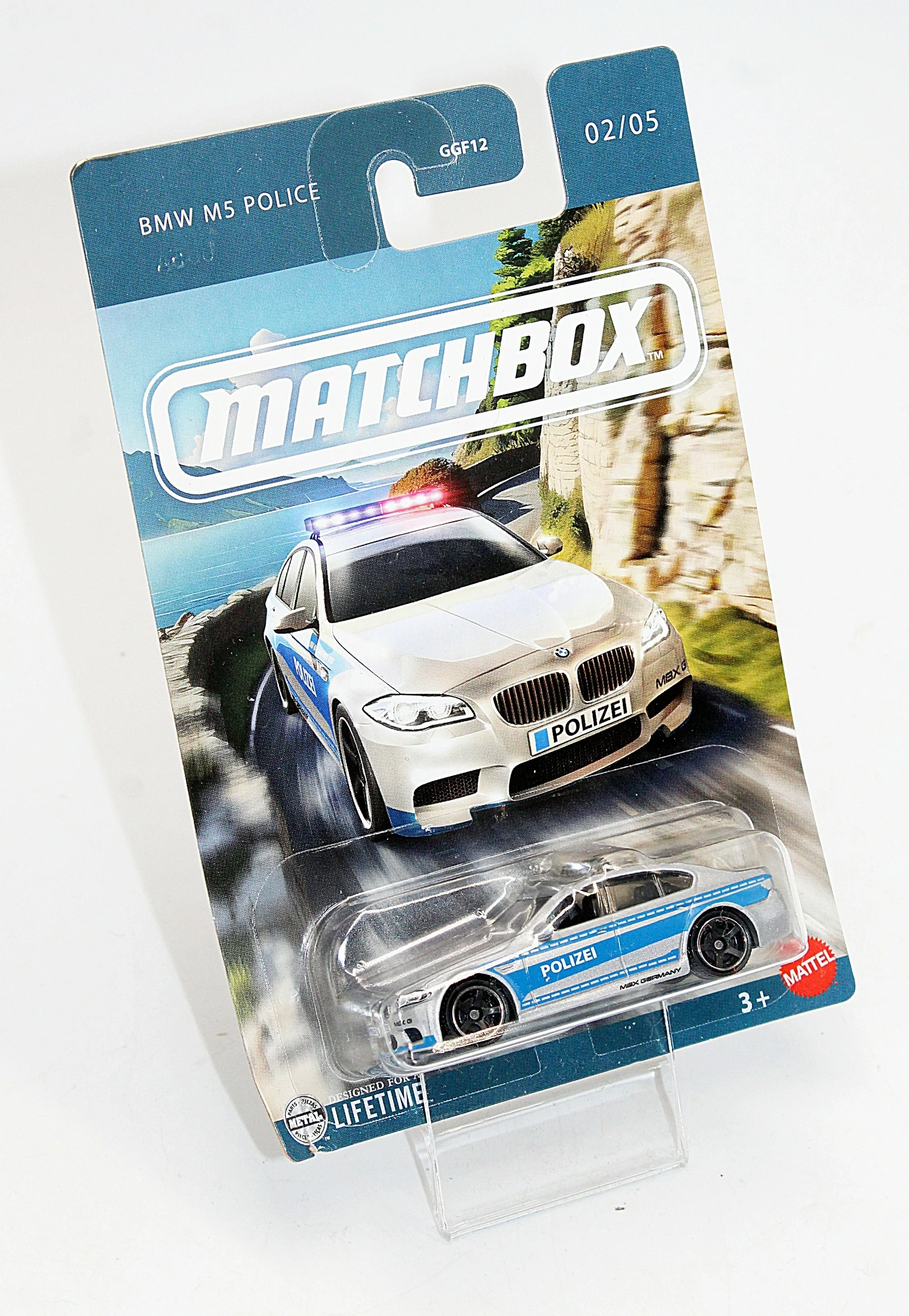 AUTKO MATCHBOX BMW M5 POLICE 02/05 GGF12 JCH20 | Samochody i pojazdy ...