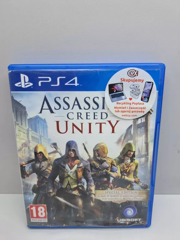 GRA PS4 ASSASSIN'S CREED UNITY | Gry na konsole | Loombard.pl