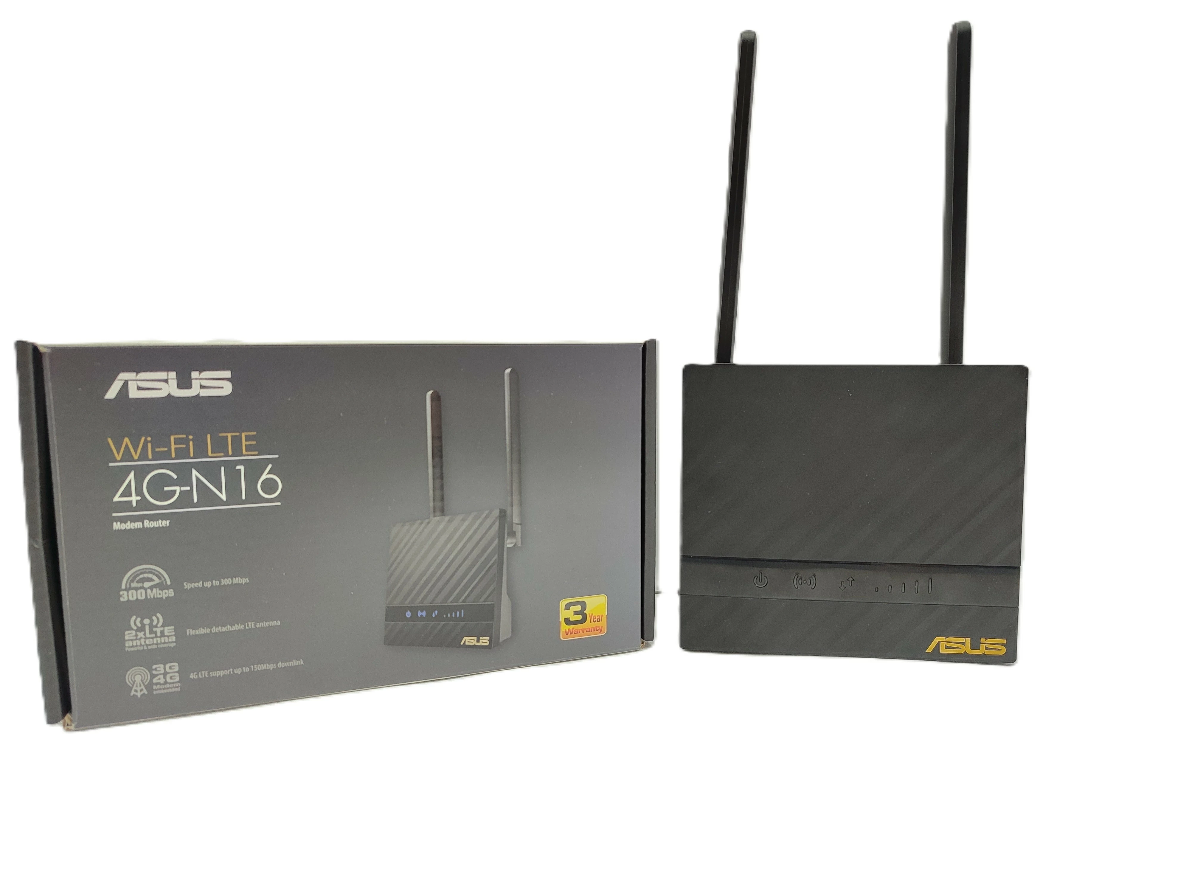 ROUTER ASUS 4G-N16 802.11N, 300 MBIT/S PORTY ETHERNET LAN (WI-FI 4) LTE ...