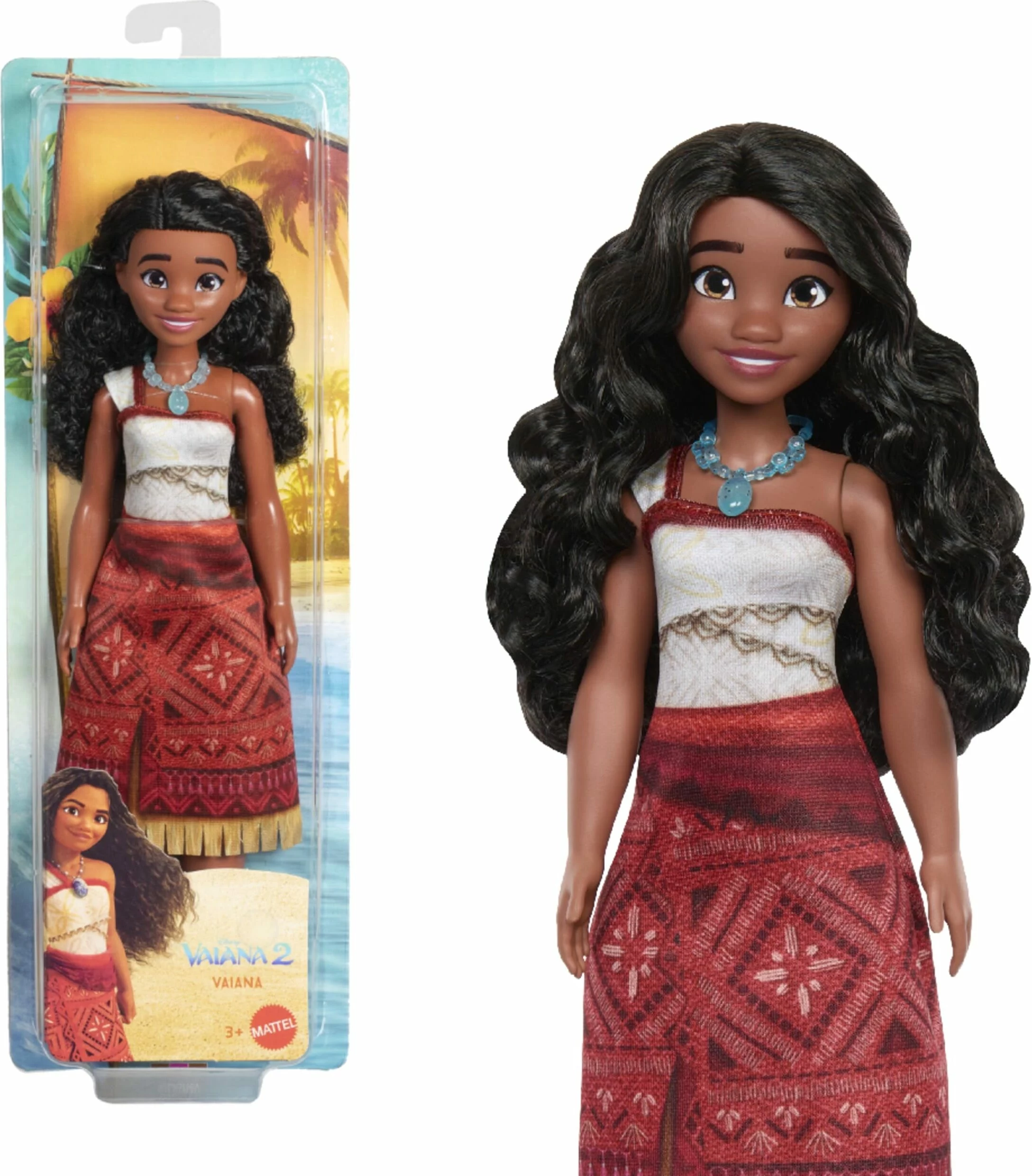 LALKA MODOWA DISNEY PRINCESS VAIANA 2 MOANA MATTEL JBT56 | Lalki z ...