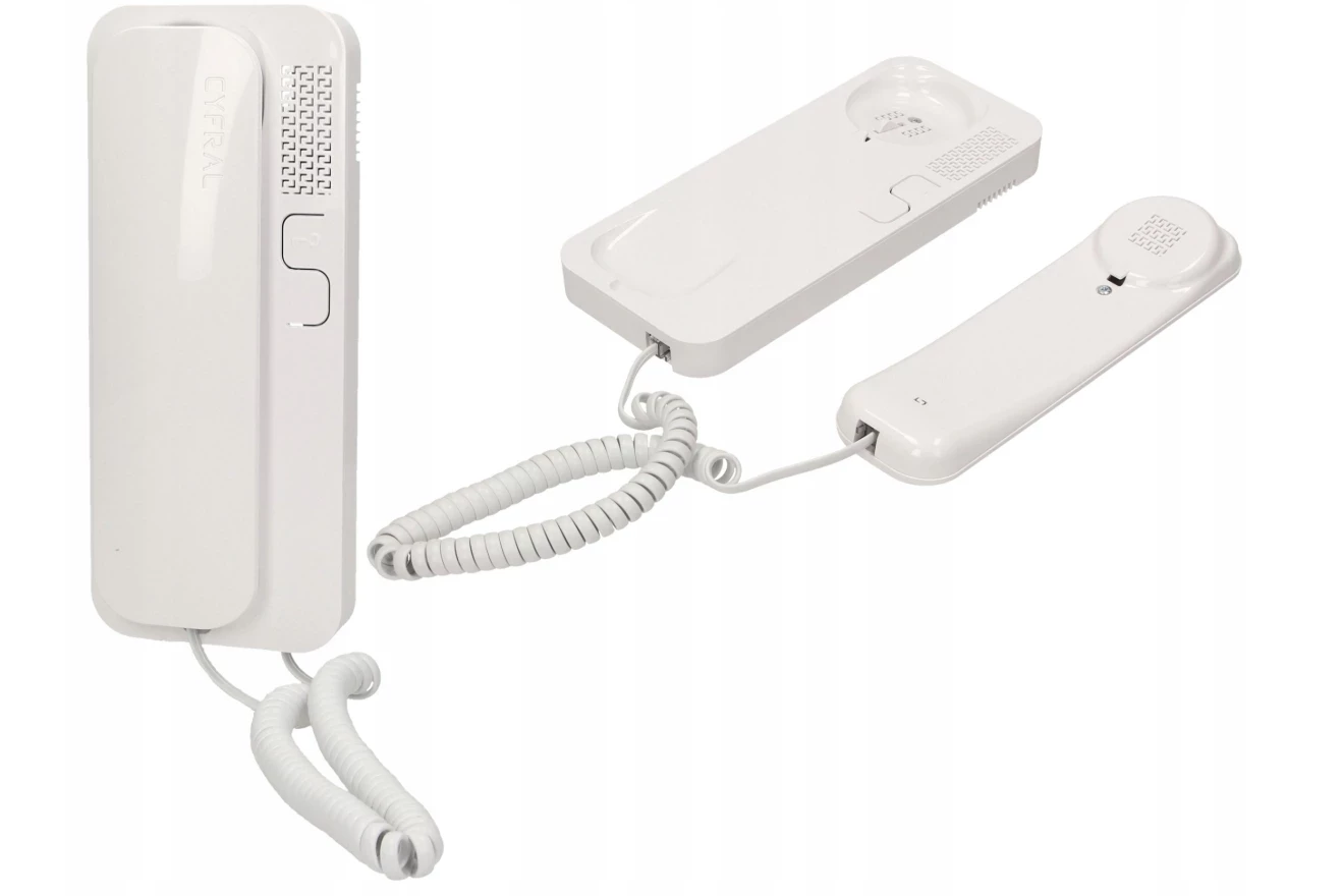 DOMOFON UNIFON CYFROWY CYFRAL SMART-D 2-ŻYŁOWY BIAŁY | Domofony i ...