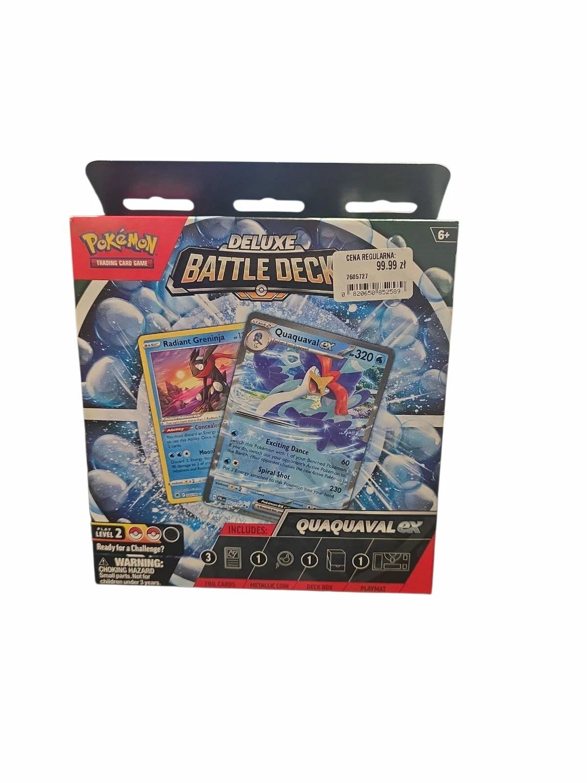 POKEMON DELUXE BATTLE DECK: QUAQUAVAL EX ORYGINALNA TALIA POKEMON ...